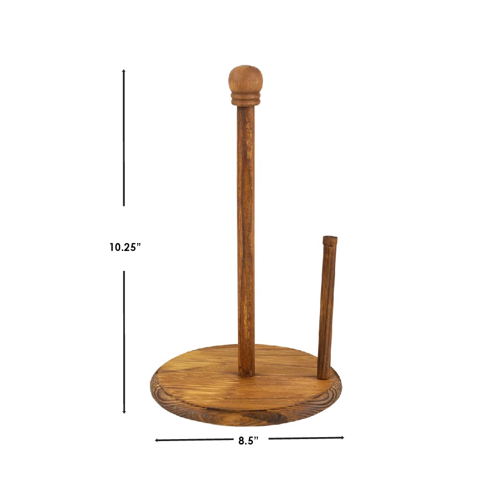 Home Basics Pine Paper Towel Holder