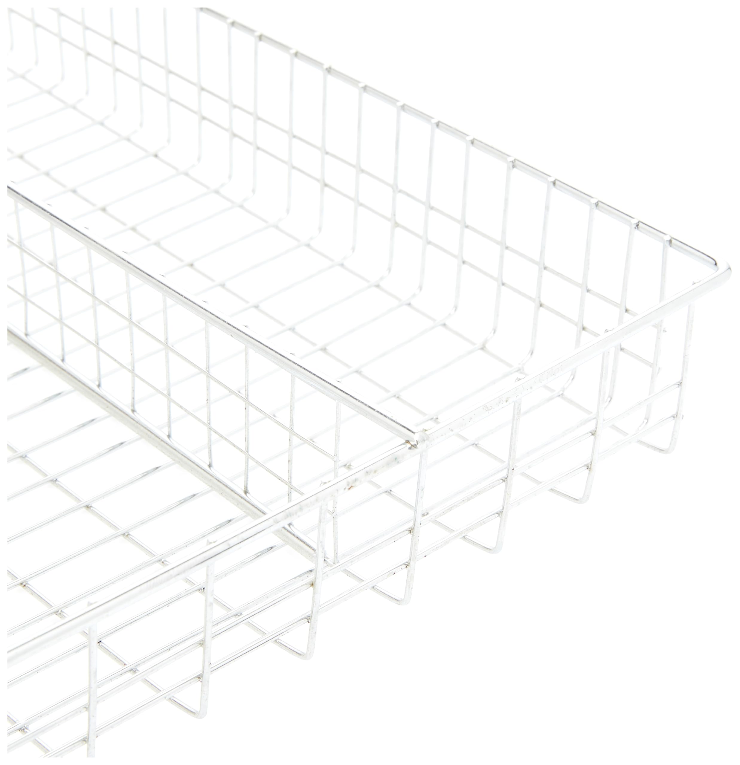 Kitchen Craft Metal Wire Cutlery Tray with 5 Sections, 36 x 26 cm (14" x 10")
