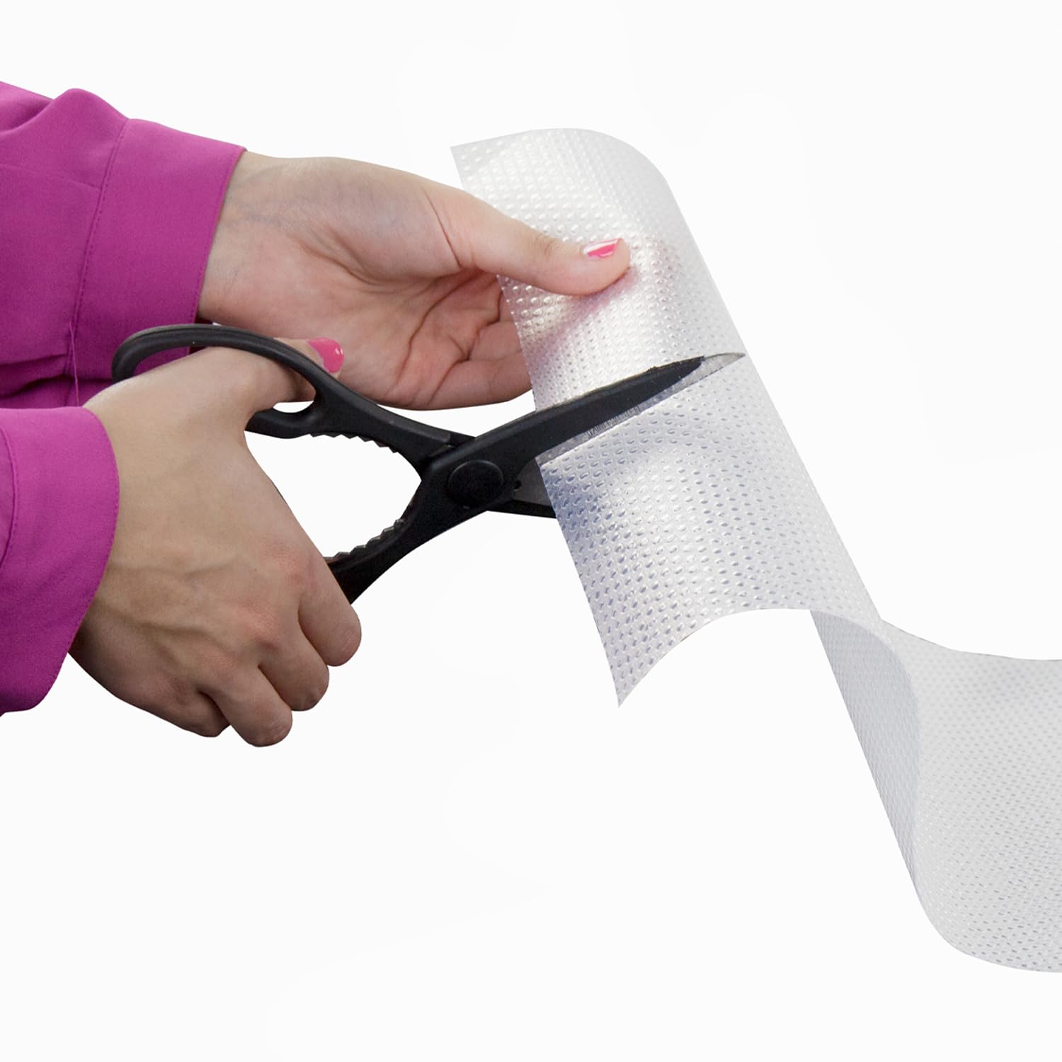 Home Basics Non-Slip Dots Shelf Liner, 12 by 60-Inch