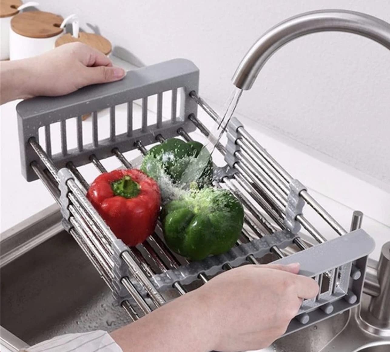 Dish Drying Rackover The Sink Dish Drying Rack for Multi-Purpose. Dish Drying Rack for Vegetables and Fruits.