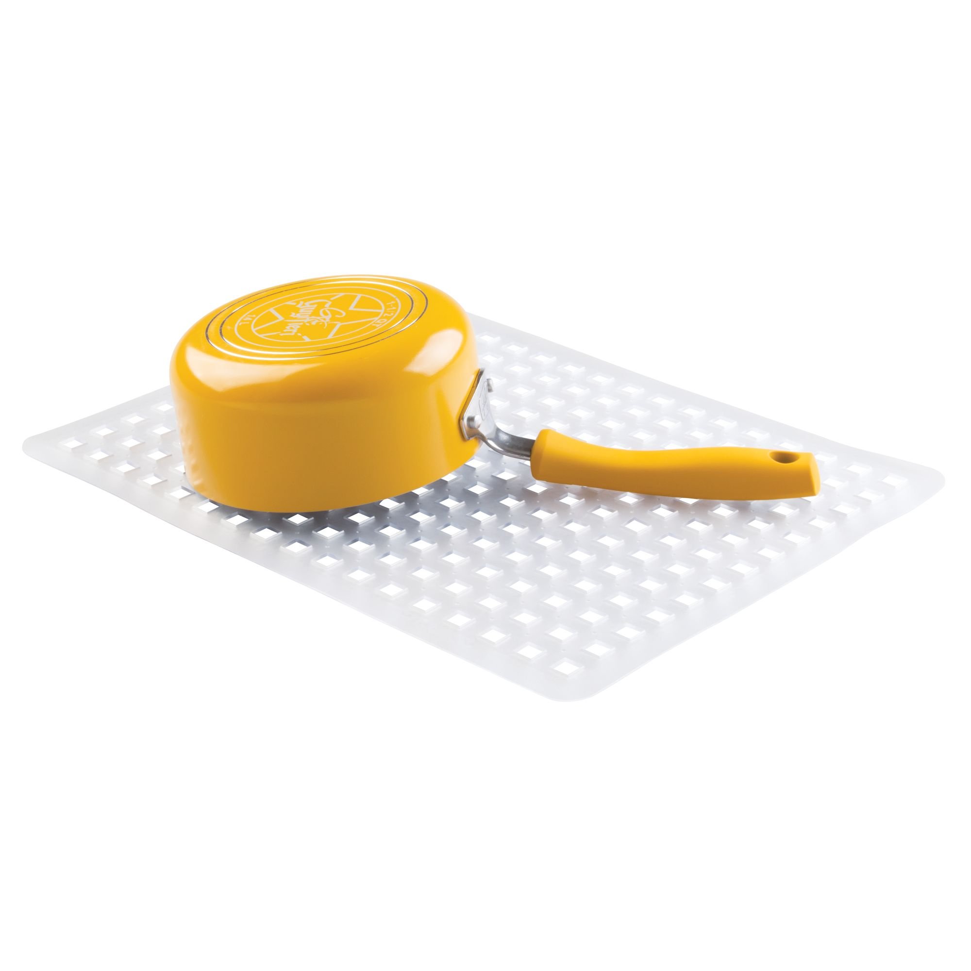 InterDesign 12.5 in. W x 16 in. L Clear Sink Mat