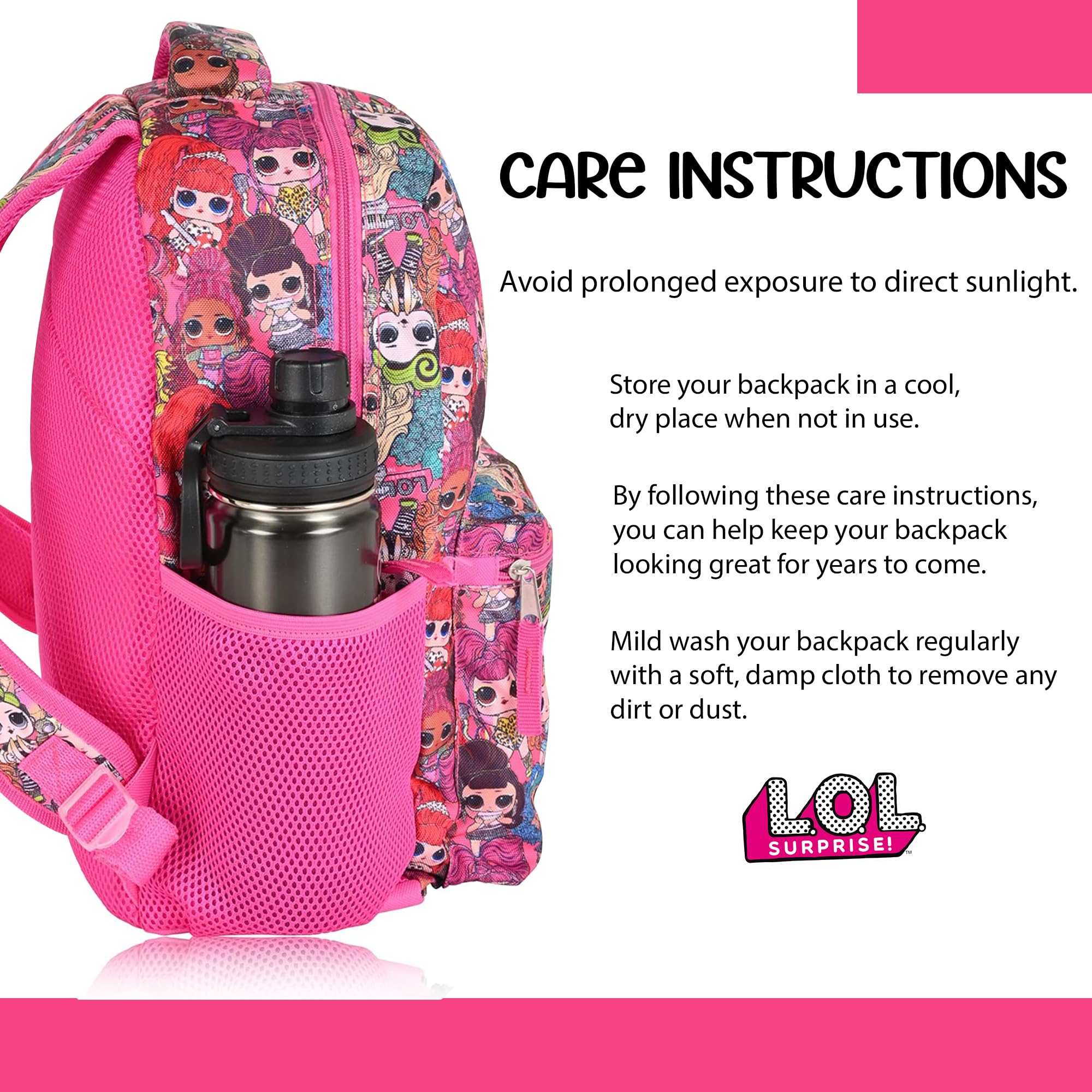 LOL Surprise Dolls Backpack Bookbag | Officially Licensed lol Doll Backpacks For Girls