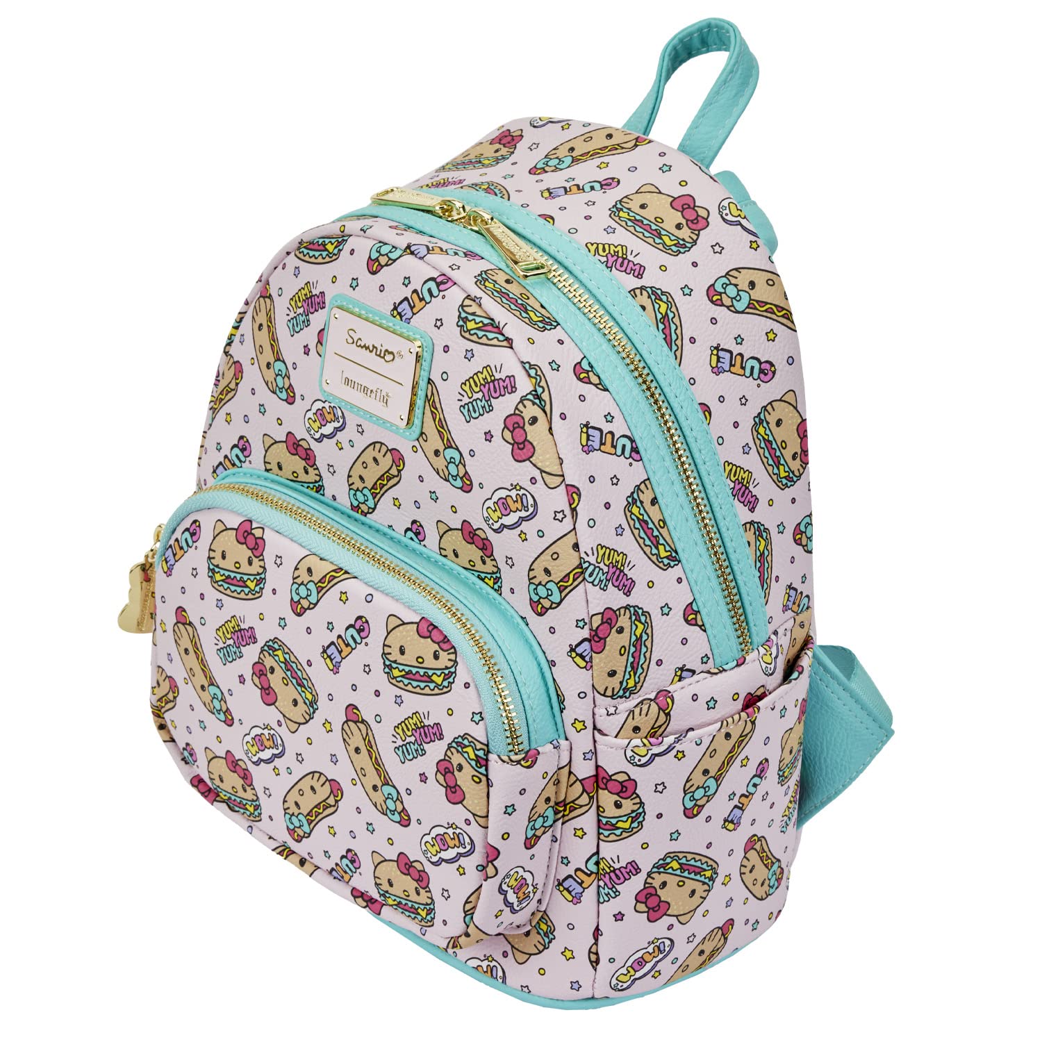 Loungefly x Sanrio Hello Kitty Burger AOP Mini Backpack