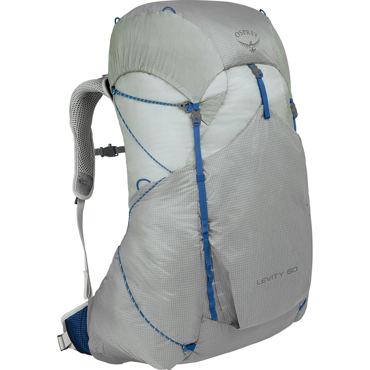 Osprey Men's Levity 60 Ultralight Backpack, Parallax Silver, Large