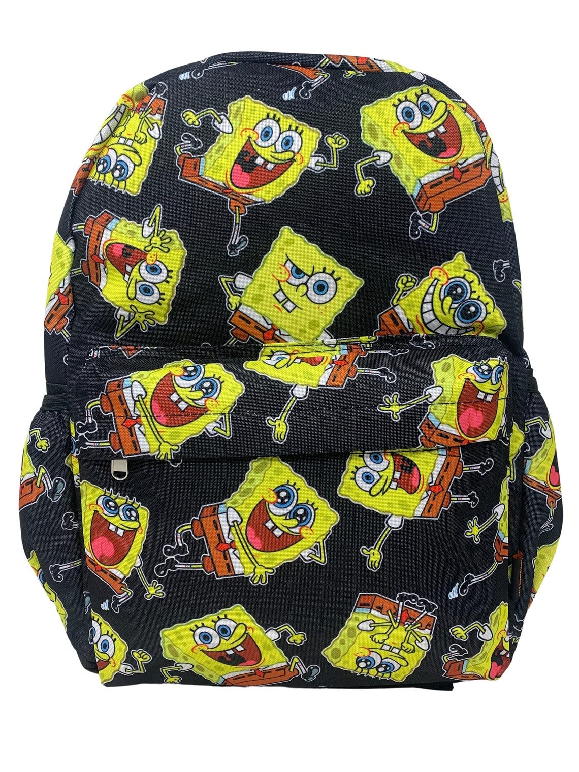 KBNL SpongeBob SquarePants 16 Inches Large Allover Print Backpack with Laptop Sleeve - 20652
