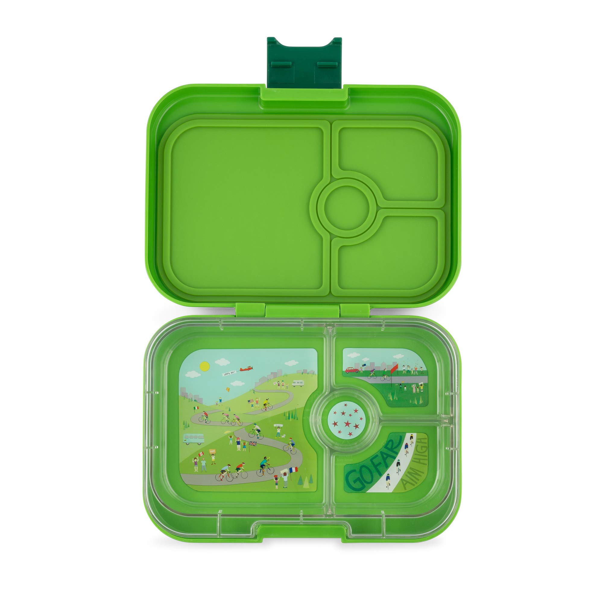 Yumbox Panino Leakproof Bento Lunch Box Container for Kids & Adults (Go Green Panino)