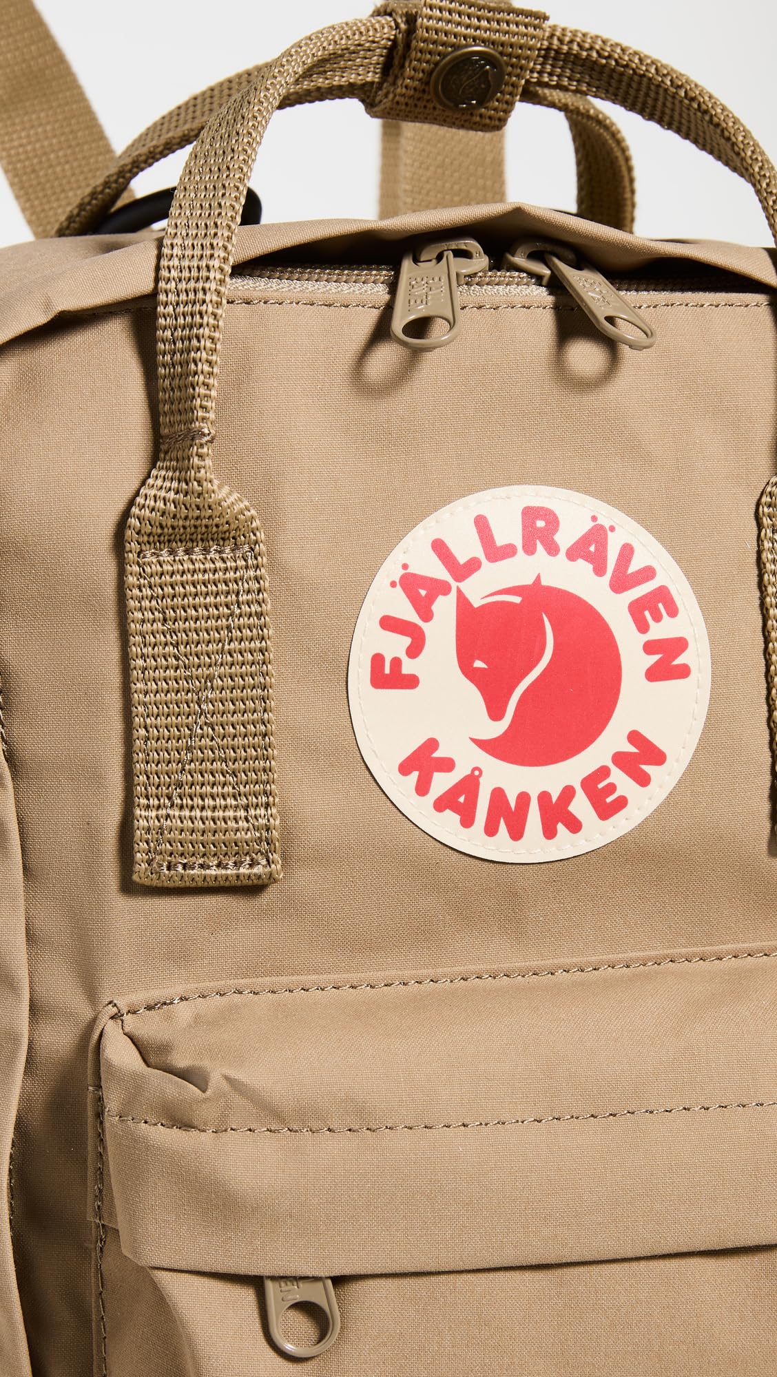 Fjallraven Women's Kanken Mini Backpack, Clay, Green, One Size