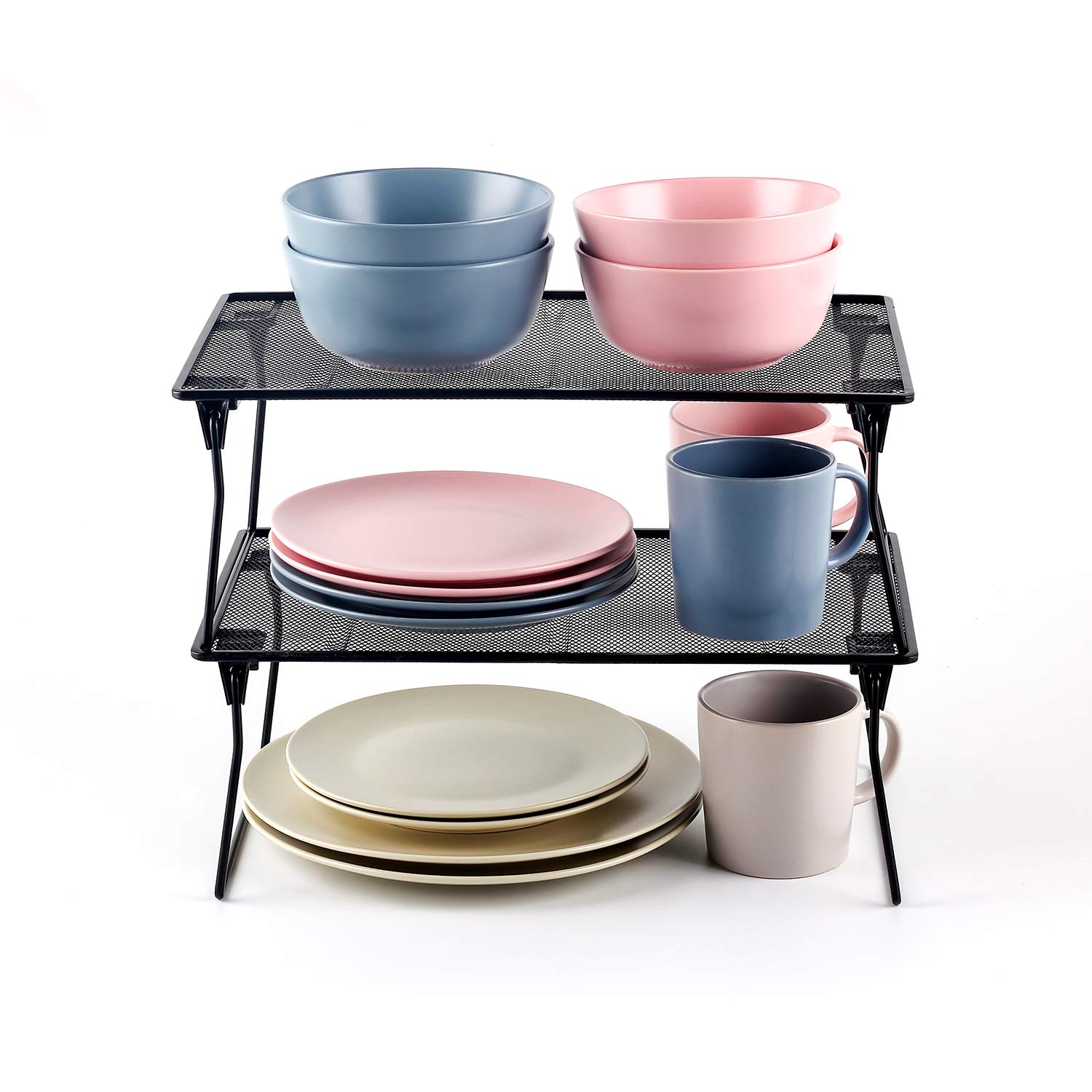 Kitchen Counter and Cabinet Shelf Organizer (2-Tier Organizer)