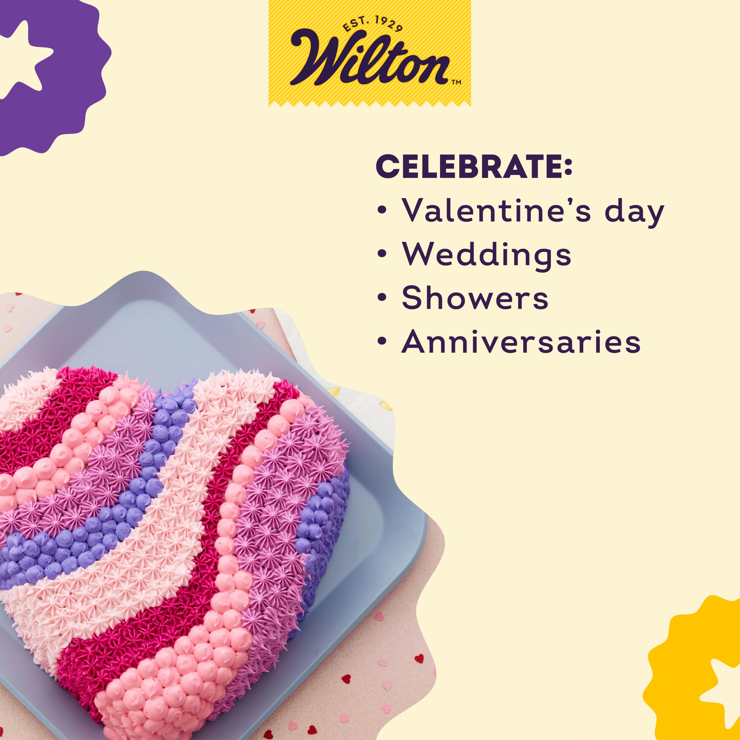 Wilton Decorator Preferred Heart Shaped Cake Pan, 8-Inch, Aluminum
