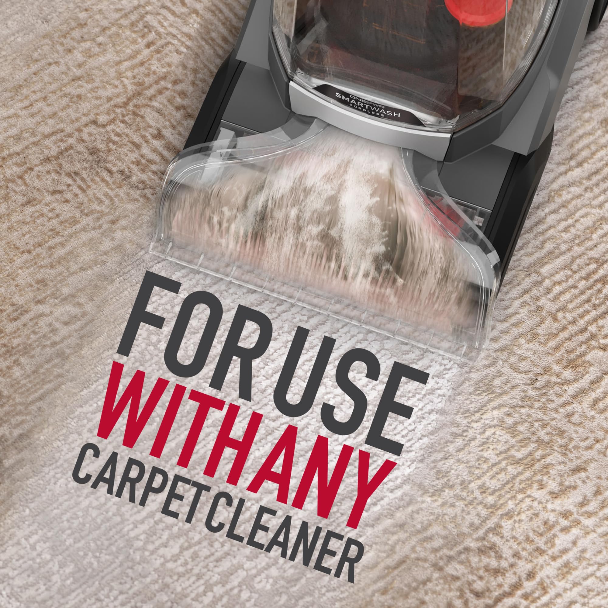 Hoover Renewal Deep Cleaning Carpet Shampoo, Concentrated Machine Cleaner Solution, 64oz Formula, AH30924, White