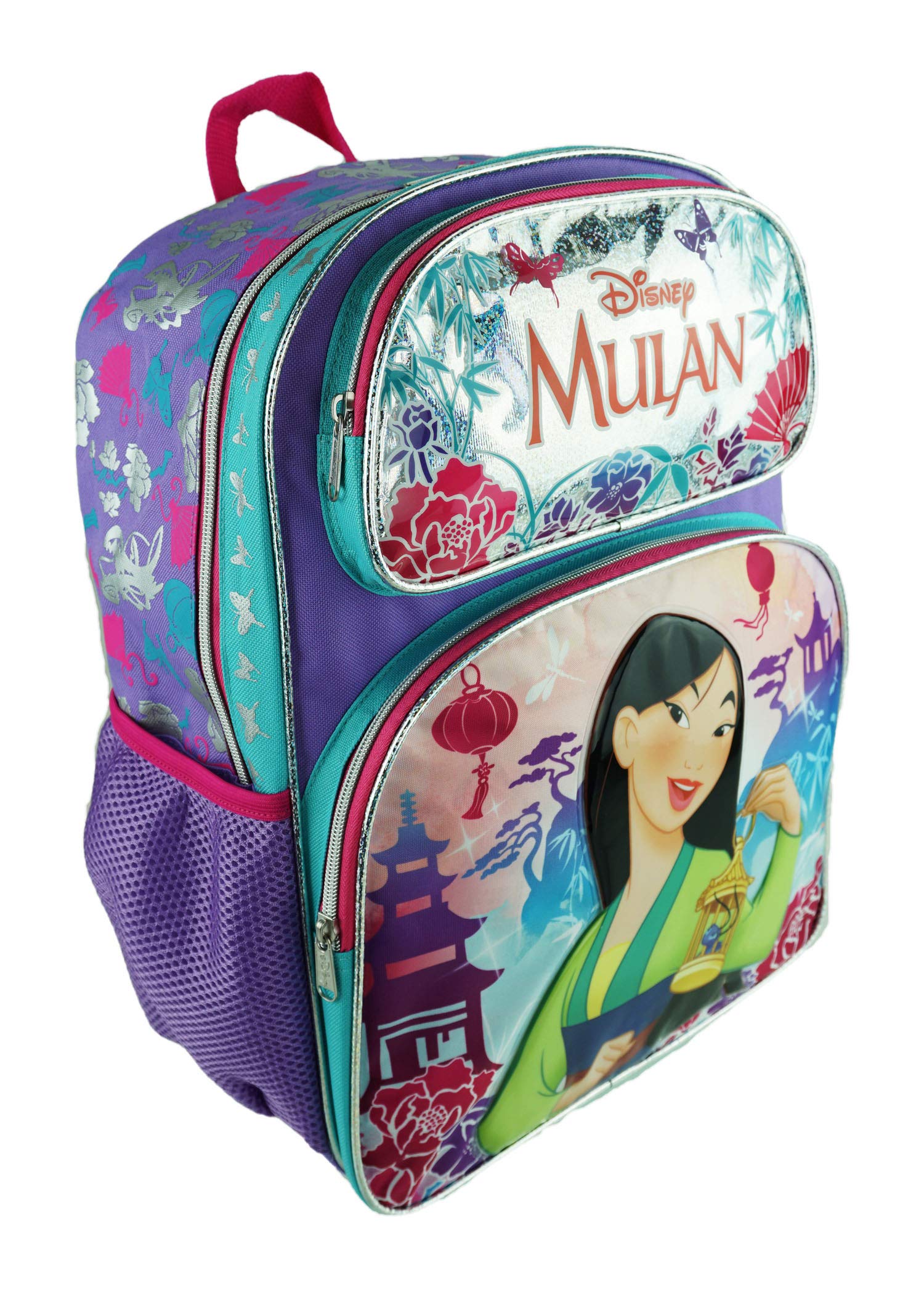 Disney Princess - Mulan Deluxe 16" Full Size Backpack - Pretty and Brave - A19393