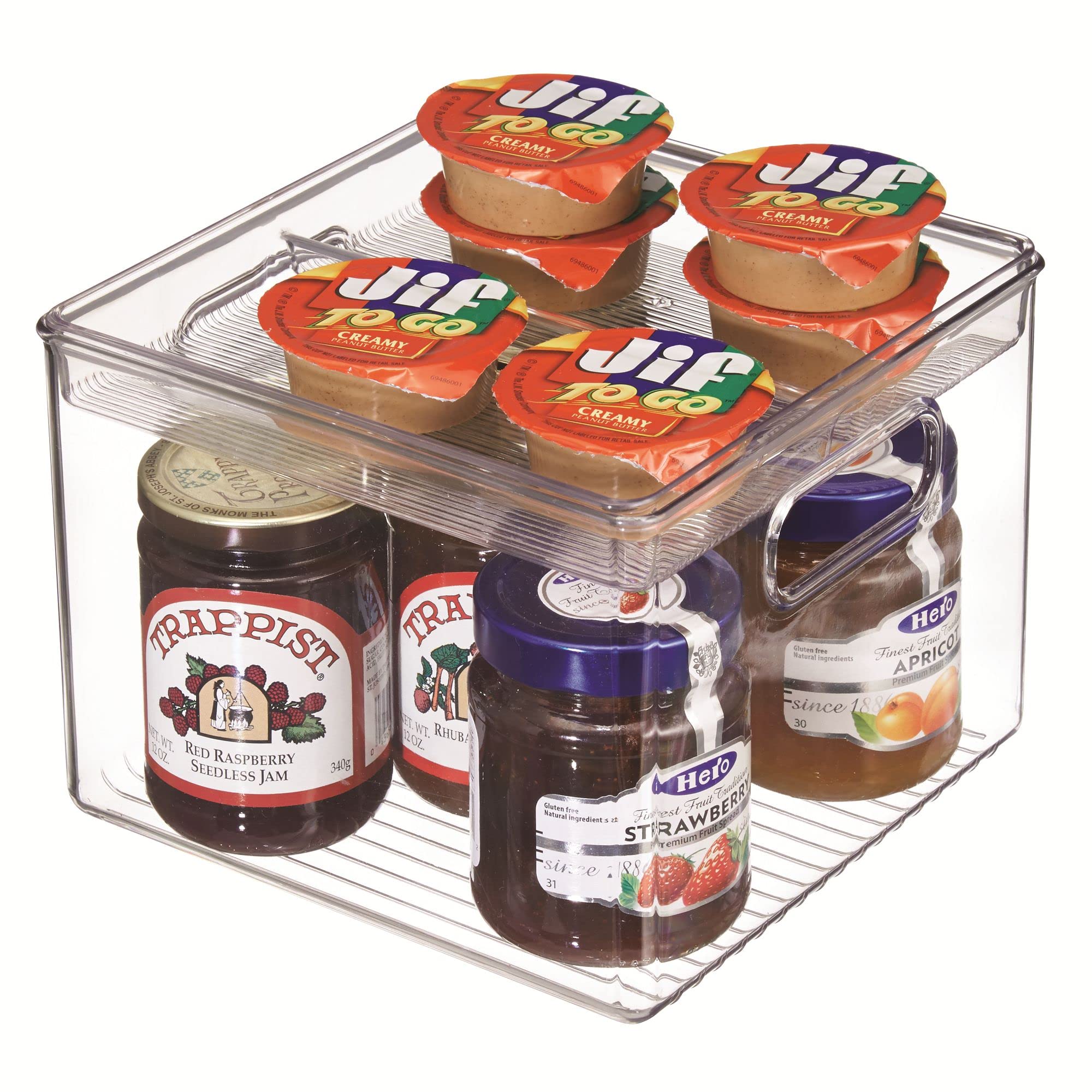 iDesign Linus 2-Piece Kitchen Drawer Organizer for Kitchen Utensils and Tools - Clear