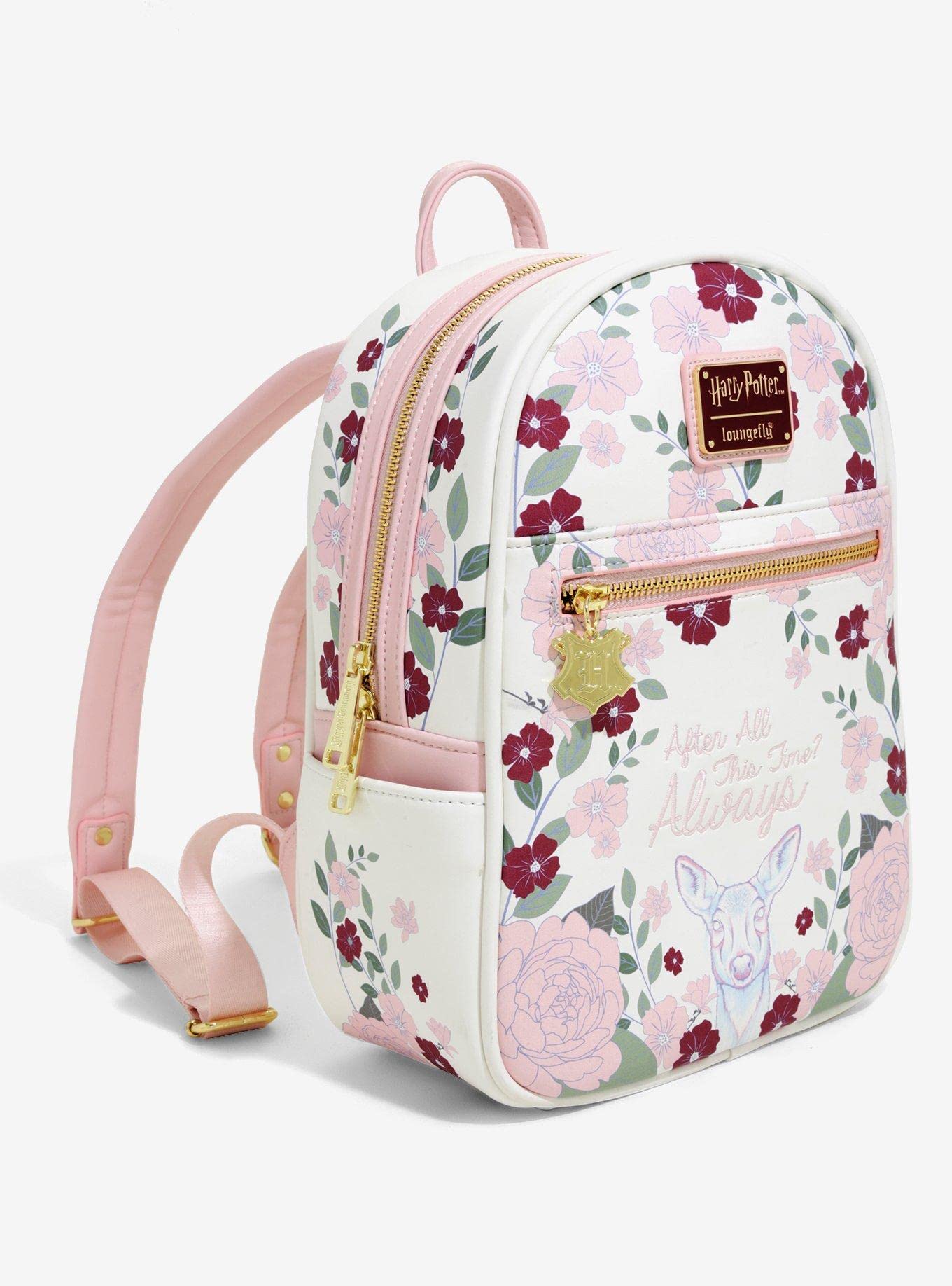 BoxLunch Loungefly Harry Potter Always Floral Mini Backpack Exclusive