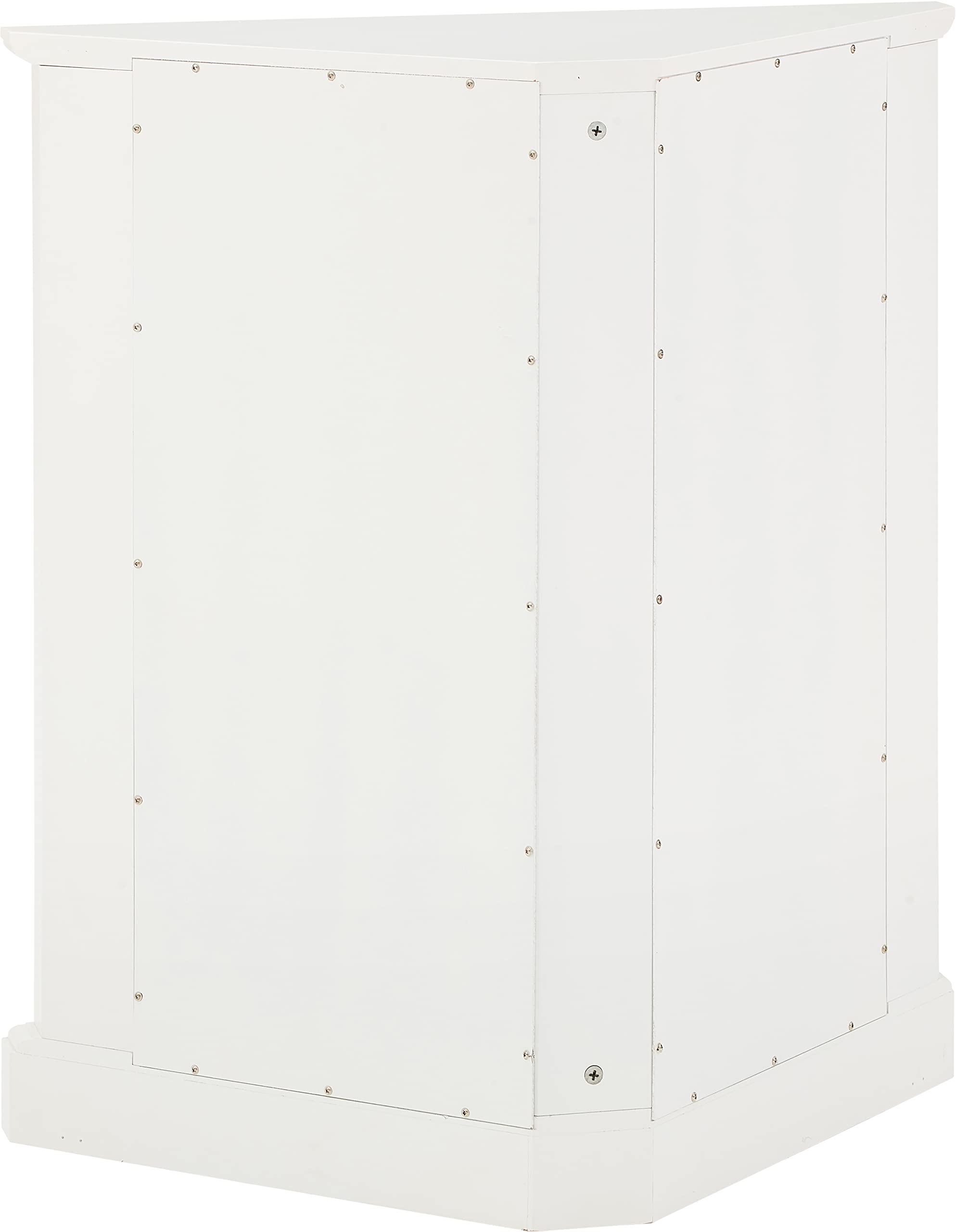 Crosley Furniture Shoreline Stackable Corner Pantry, White