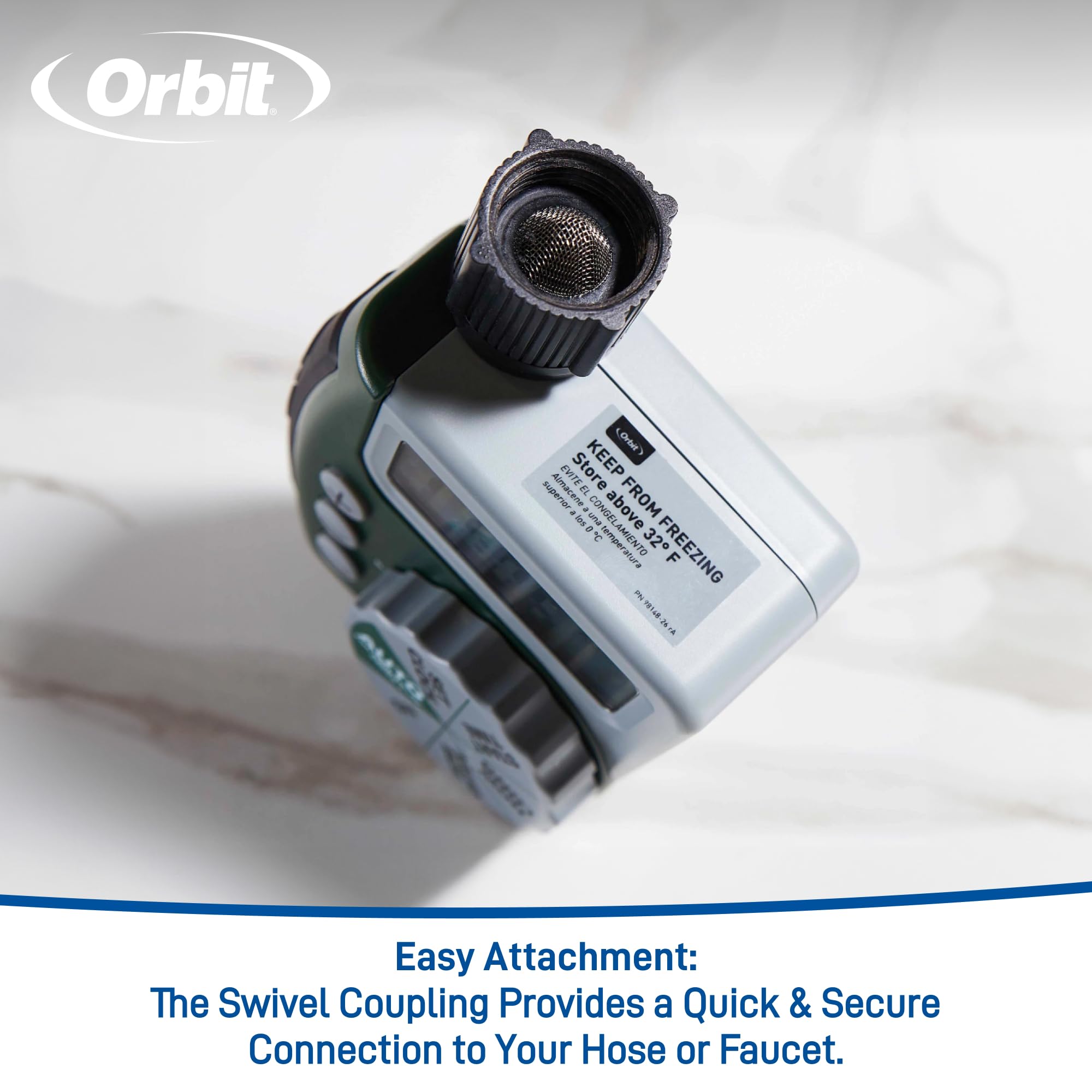 Orbit 62061Z Single-Outlet Hose Watering Timer, 1, Green