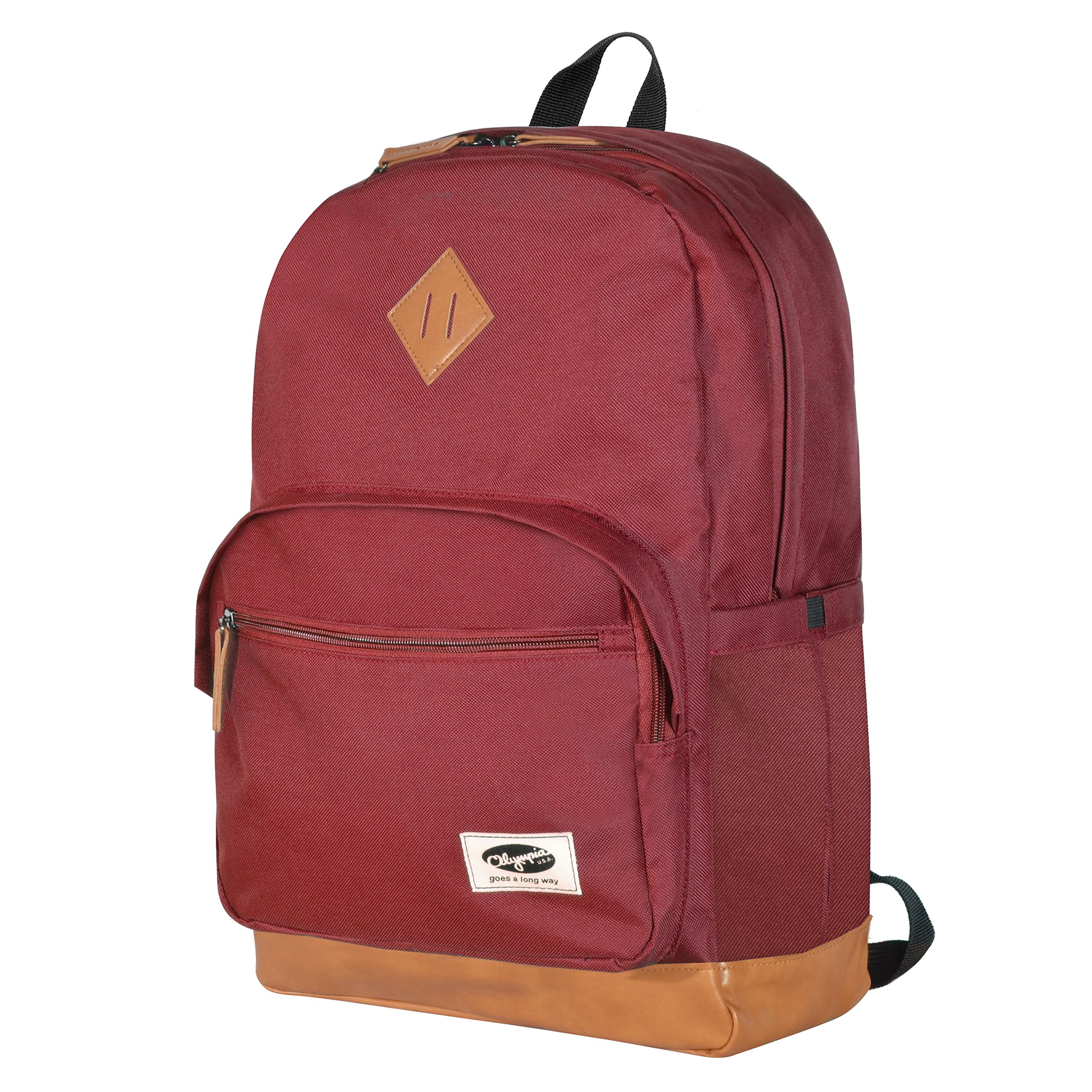 Olympia U.S.A. Element 18" Backpack Backpack, HEATHER GRAY