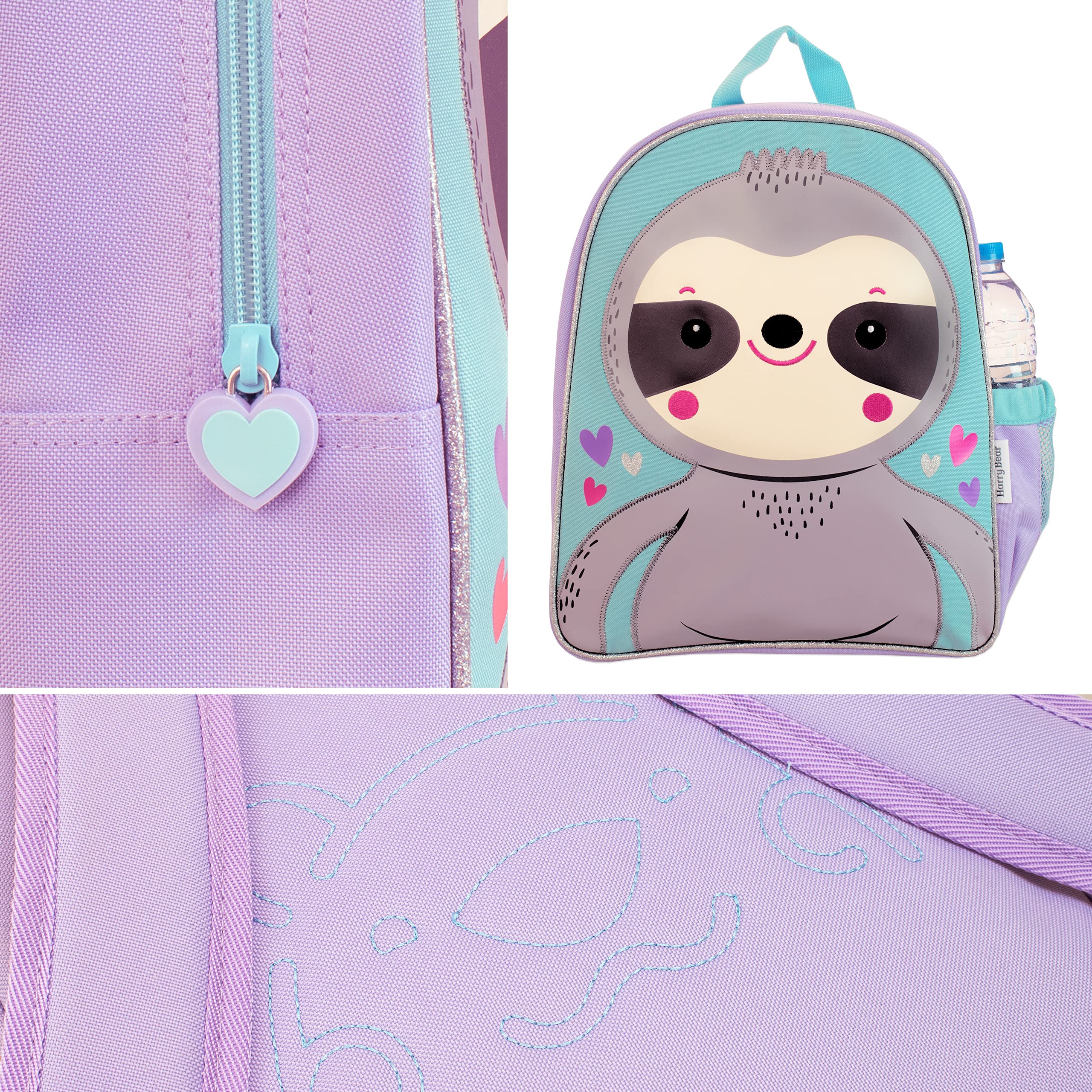 Harry Bear Kids Backpack Sloth Purple