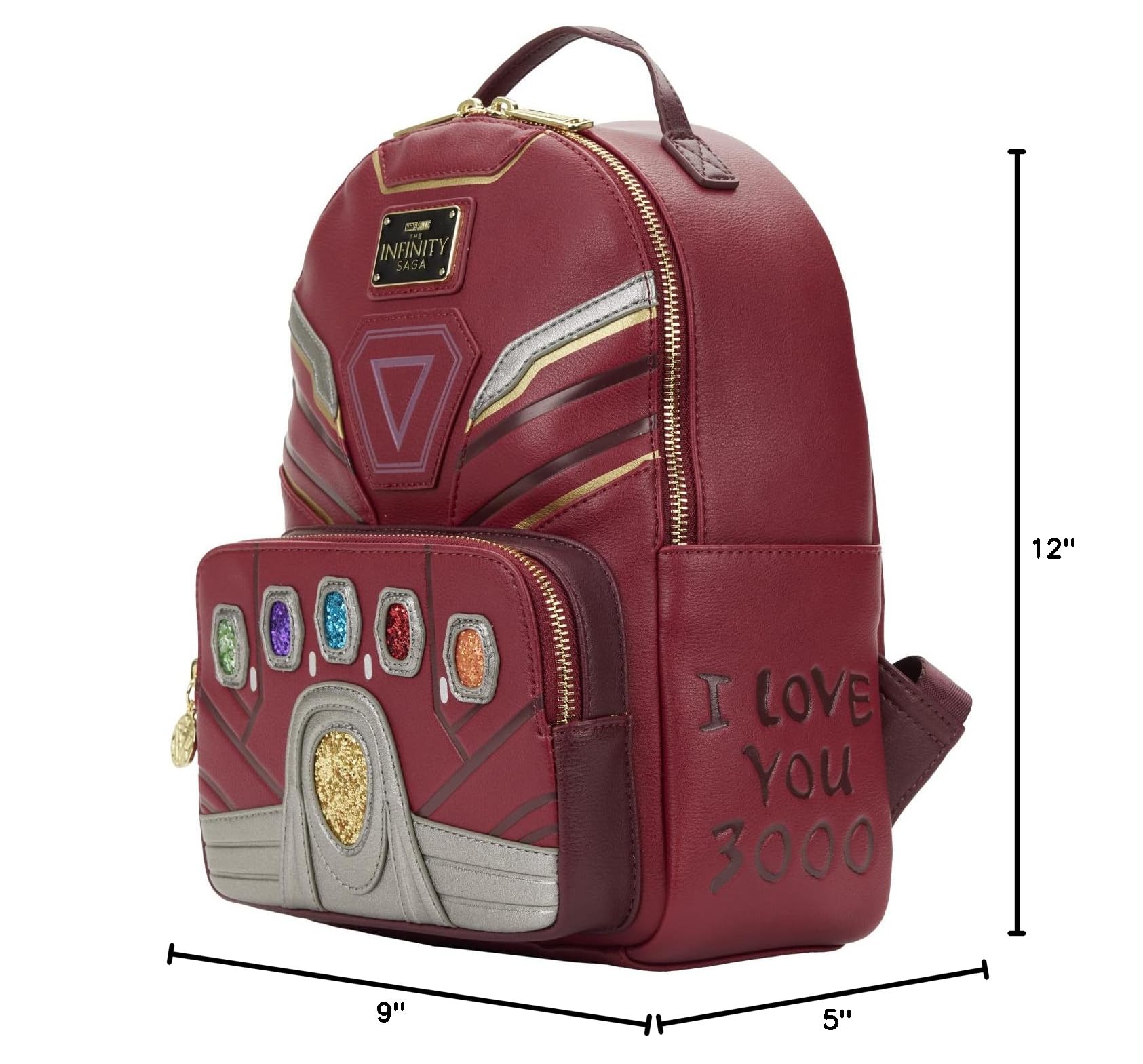 Loungefly Marvel Avengers Iron Gauntlet Infinity Saga Hero Mini Backpack