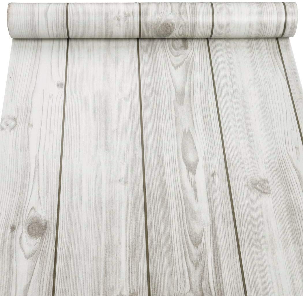 Walldecor1 Wood Grain Contact Paper Self Adhesive Peel and Stick Film for Cabinets Shelves Drawers Faux Maple Wood Textured Shelf Paper Sticker Covering 16 x 78.7 Inches