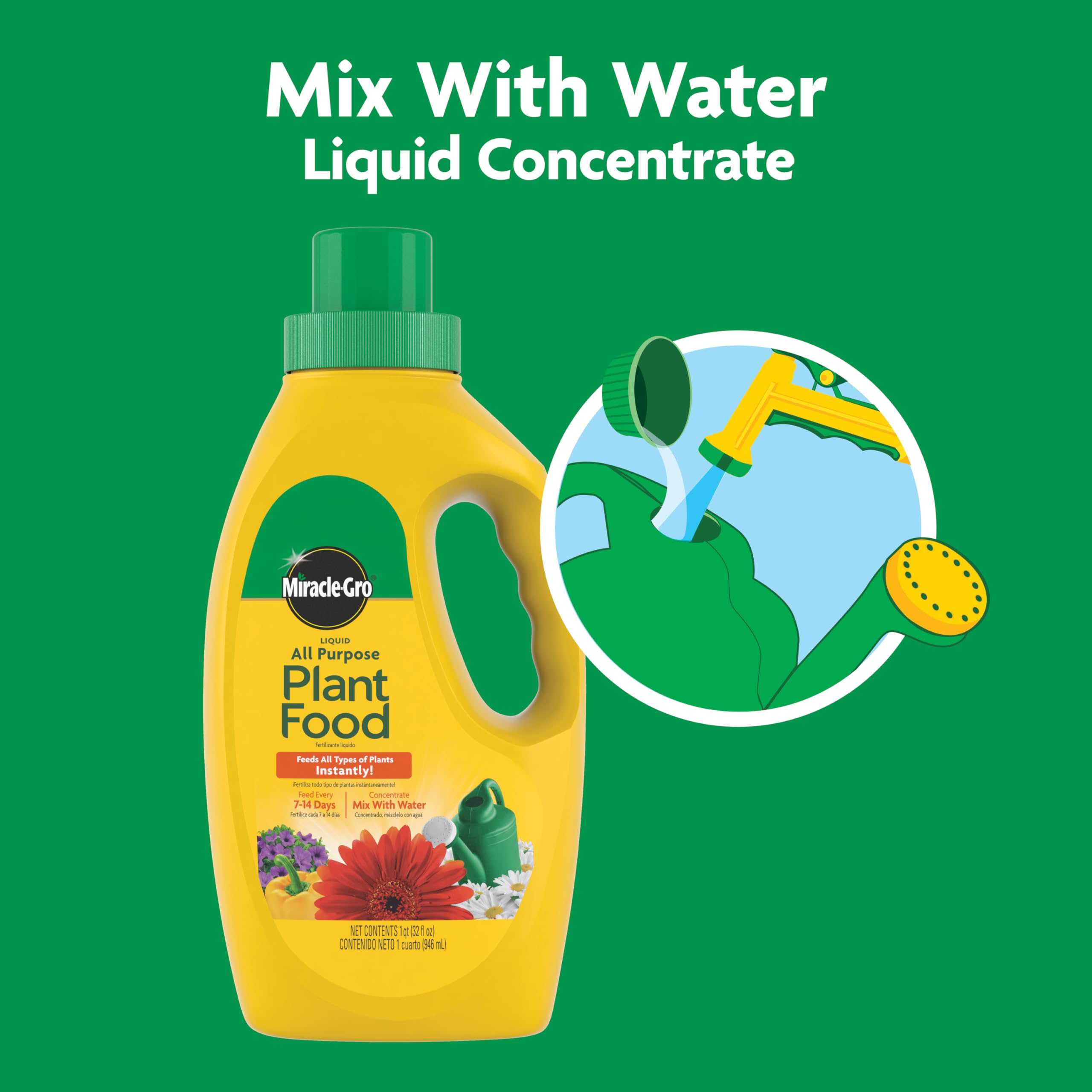 Miracle-Gro Liquid All Purpose Plant Food Concentrate 32 Oz.
