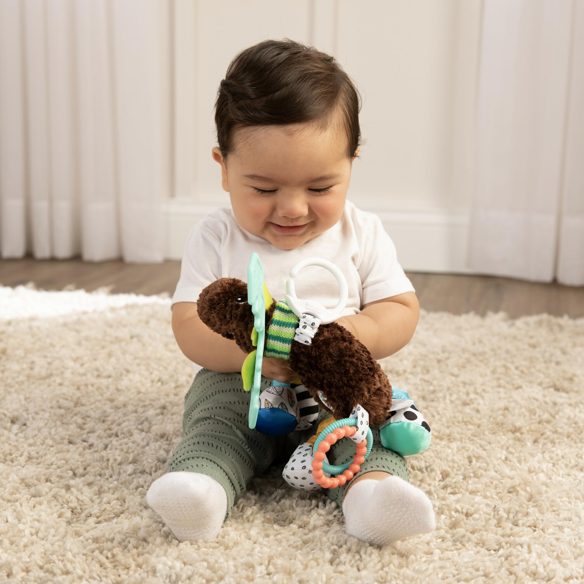 Tomy Lamaze Mortimer The Moose, Clip On Toy