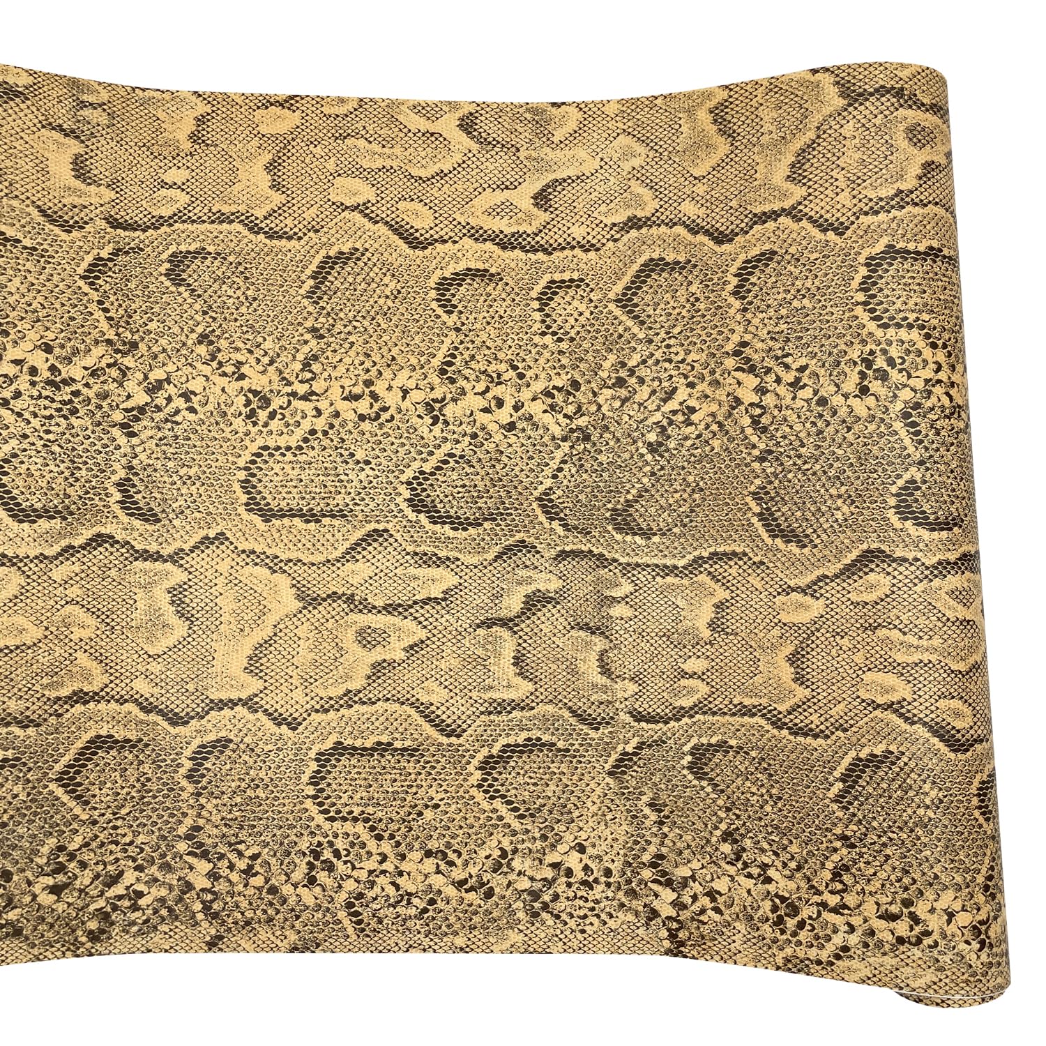 Yifely Snake Skin Print Tabletop Protect Paper Self-Adhesive Shelf Liner Makeup Cabinet Decor 17.7 Inch by 9.8 Feet