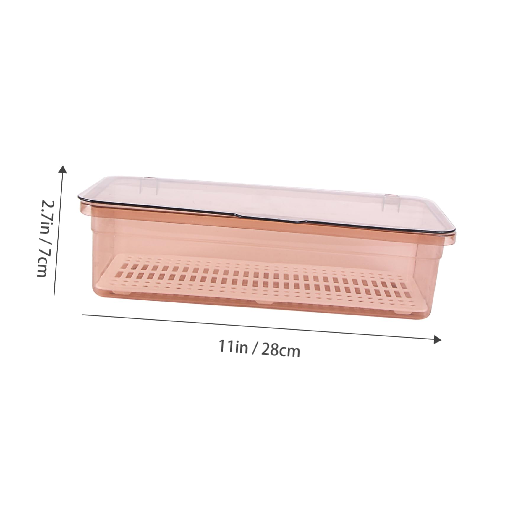ifundom Flatware Tray Kitchen Drawer Organizer With Lid And Drainer- Kitchen Cutlery Tray and Utensil Storage Container with Cover- Dust- Proof Dinnerware Holder