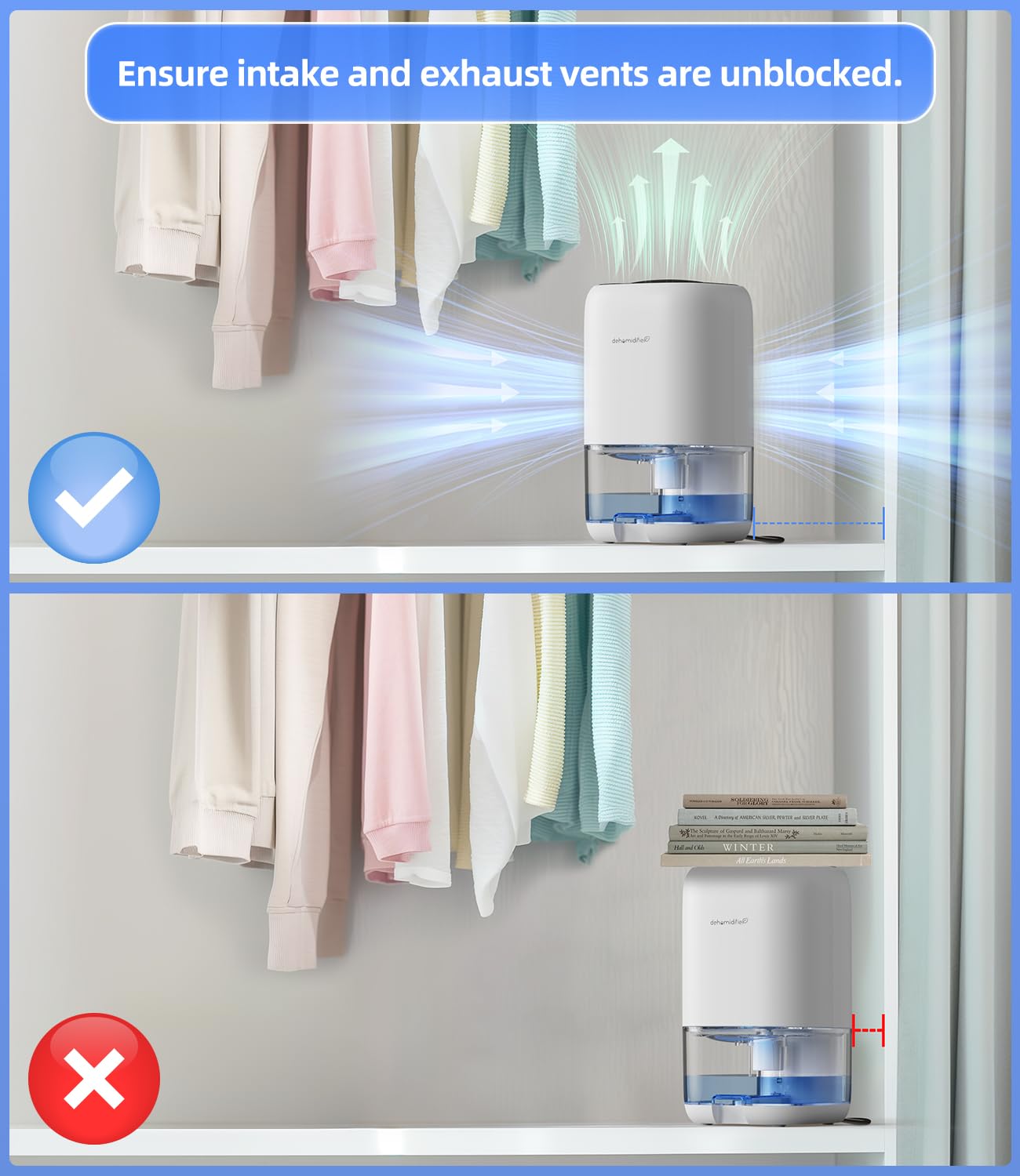 Dehumidifiers,TABYIK 35 OZ Dehumidifier, Small Dehumidifiers for Home Quiet with Auto Shut Off, Dehumidifiers for Bedroom (280 sq. ft), Bathroom, RV, Closet