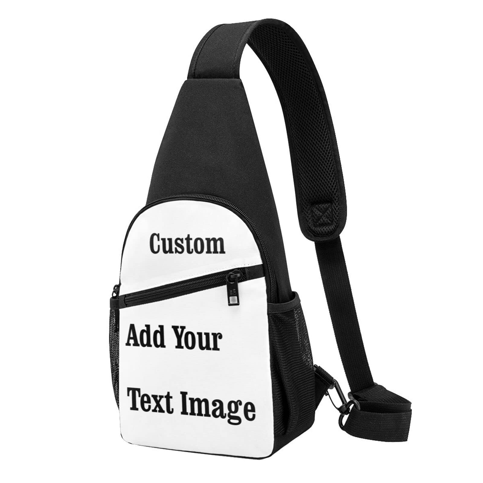 Custom Chest Bags Sport Shoulder Crossbody Backpack With Your Text Image Travel Daypack For Men Women Personalized Gifts