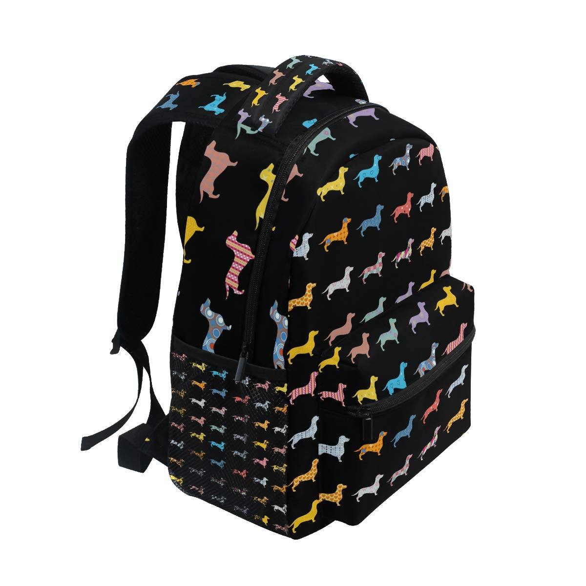 Dachshund Puppy Dogs Backpacks Travel Laptop Daypack School Bags for Teens Men Women