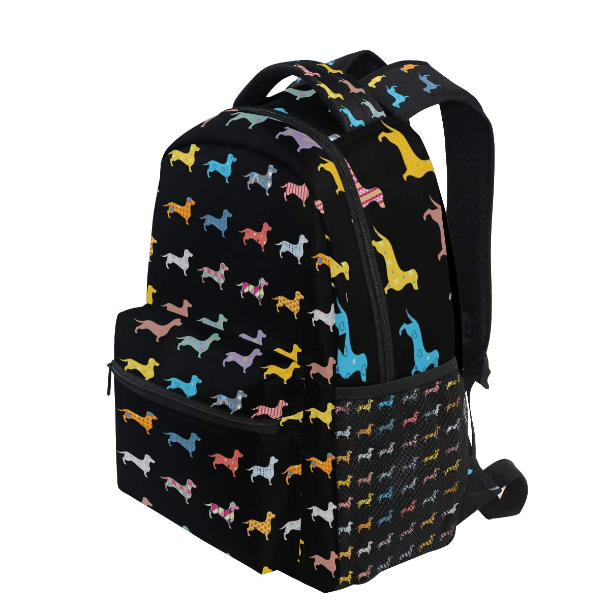 Dachshund Puppy Dogs Backpacks Travel Laptop Daypack School Bags for Teens Men Women