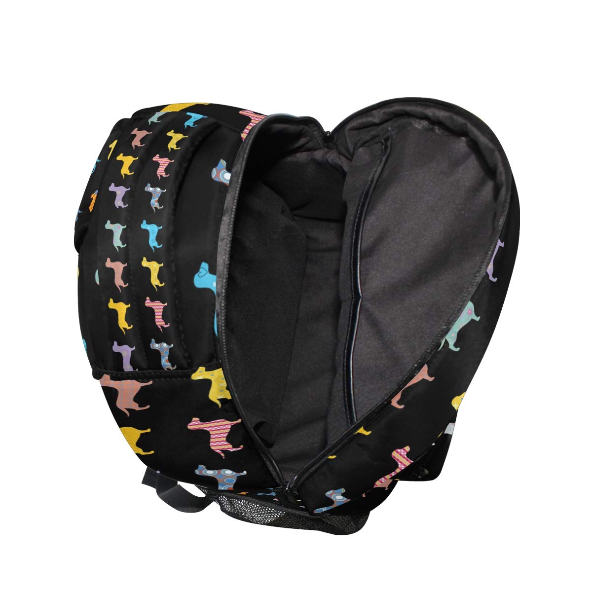 Dachshund Puppy Dogs Backpacks Travel Laptop Daypack School Bags for Teens Men Women