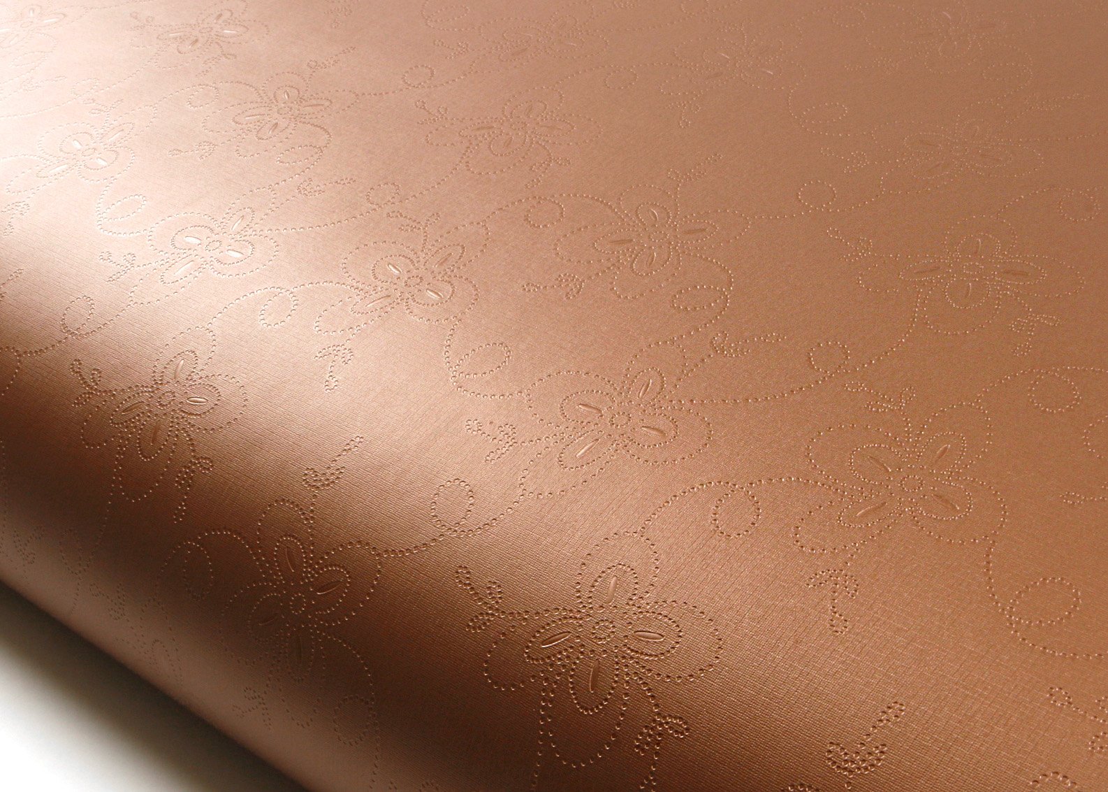 Peel and Stick PVC Instant Floral Decorative Self-Adhesive Film Countertop Backsplash Dotted Flower Bronze Pearl (MG5165-3 : 2.00 Feet X 6.56 Feet)