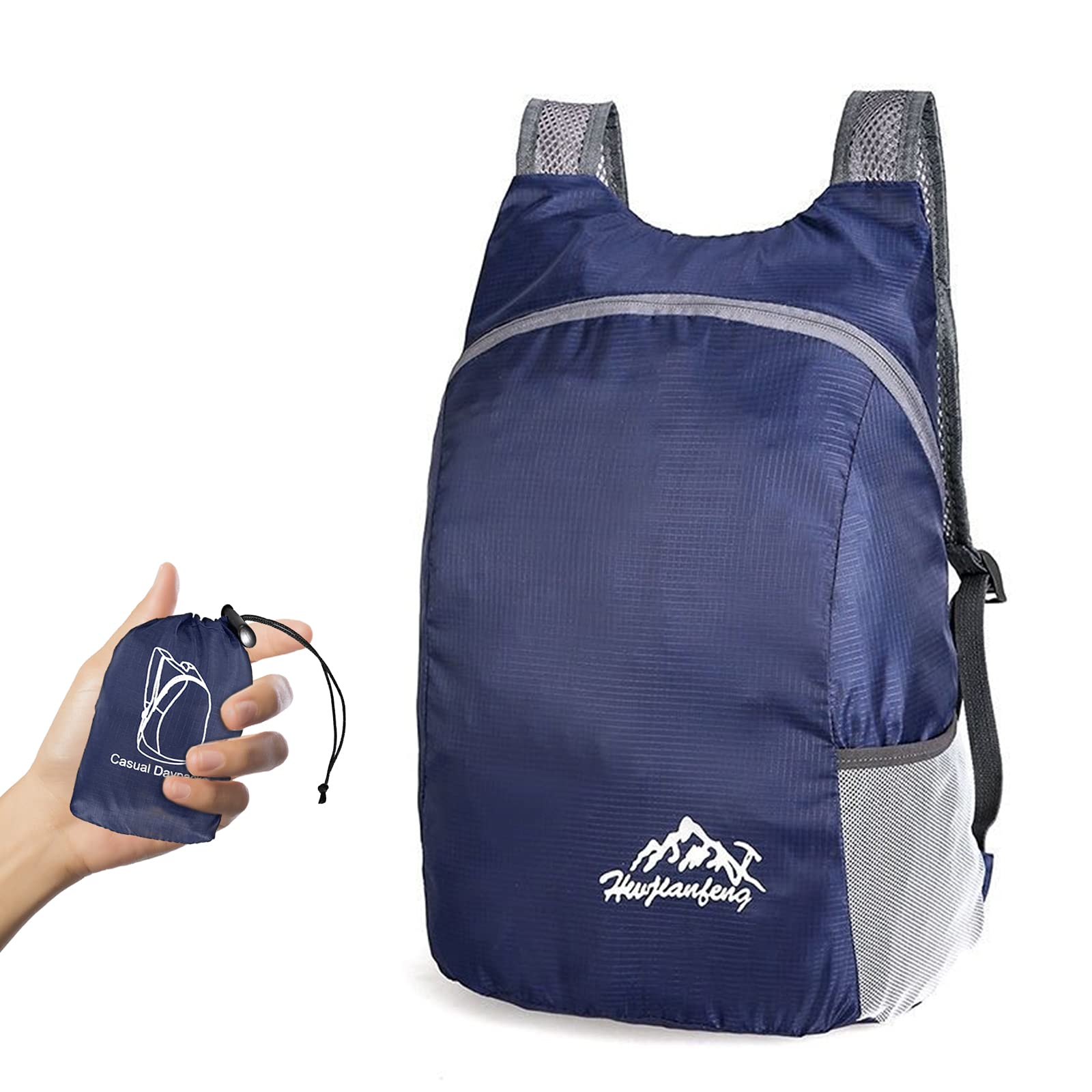 20L Ultra Lightweight Foldable Backpack Small Hiking Rucksack Ultralight Water Resistant Travel Packable Daypack for Men Women for Outdoor Sport Travelling Walking Hiking Camping Biking
