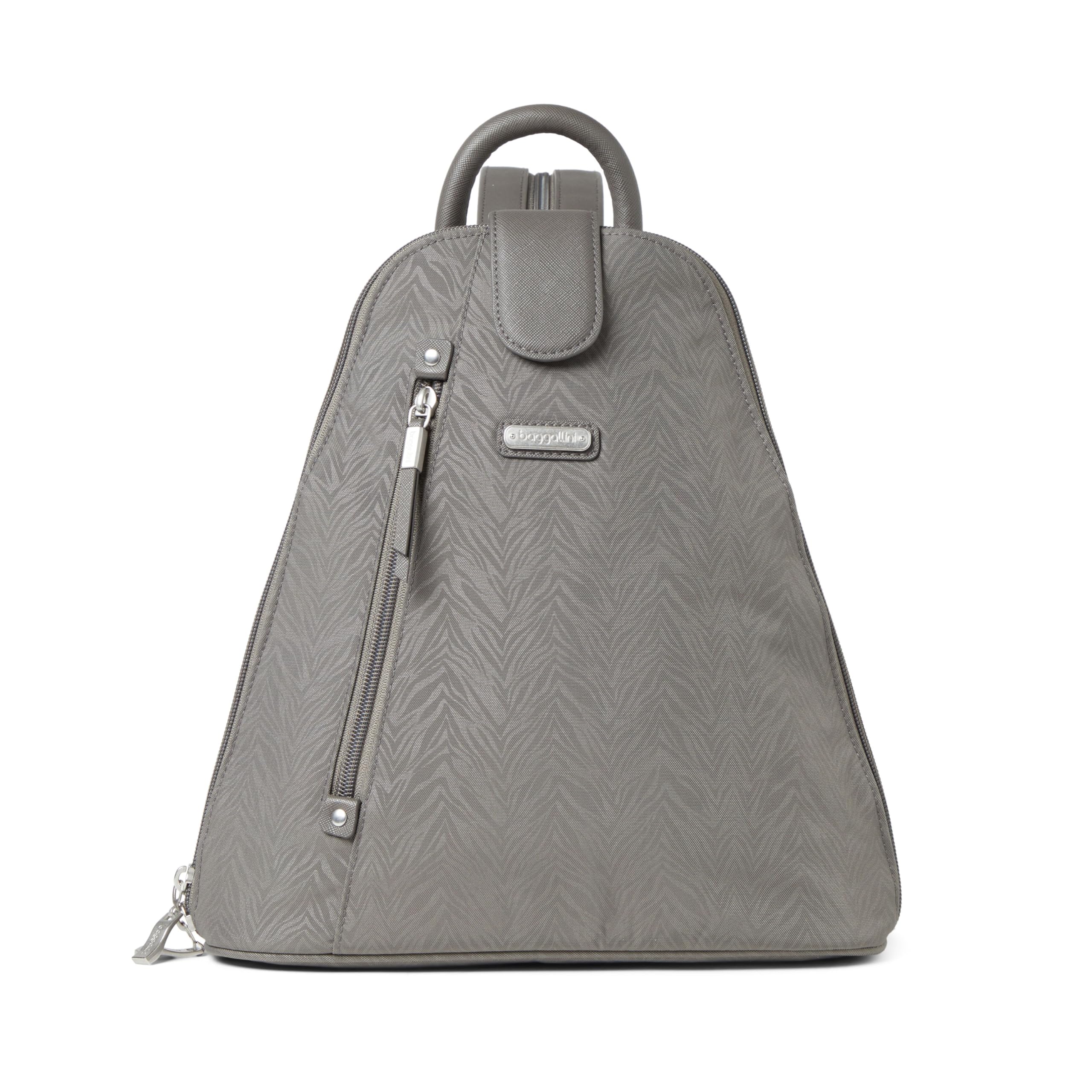 Baggallini Women's Metro Backpack, Pewter Zebra, One Size