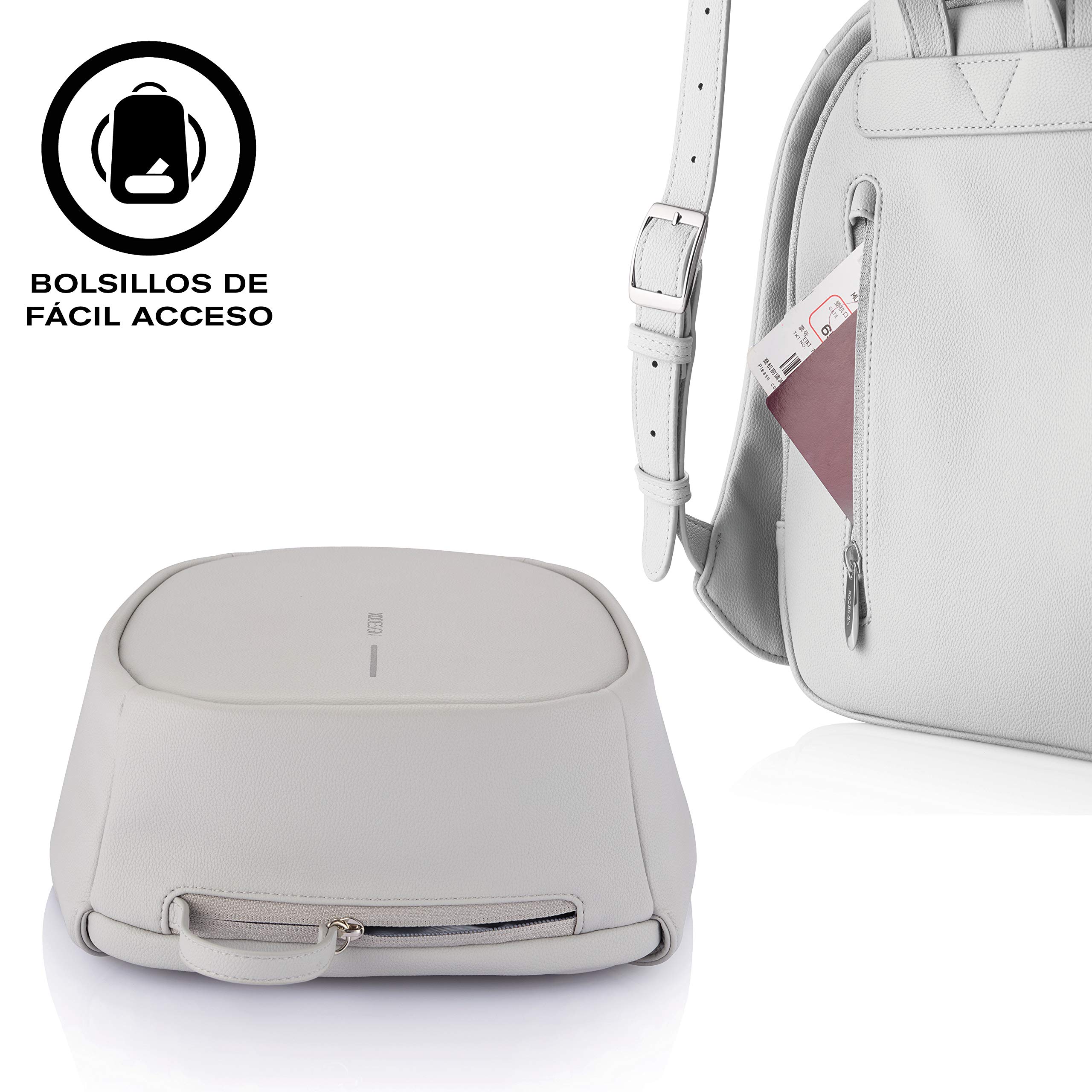 XDDesign Elle Fashion Anti-Theft Backpack Light Grey (Women's Bag)