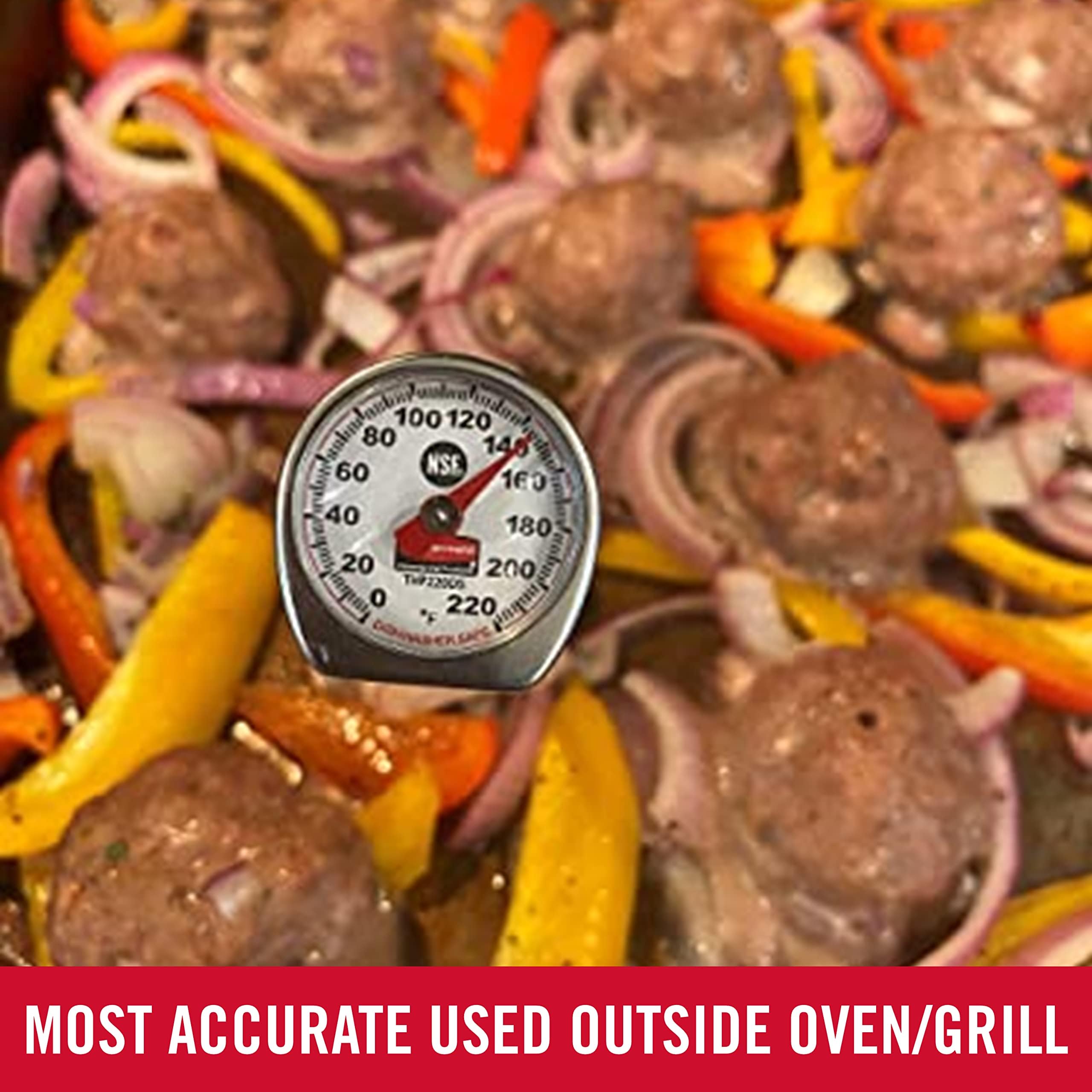 Rubbermaid Commercial Products Food/Meat Instant Read Thermometer, Pocket Size, Dishwasher Safe (FGTHP220DS)