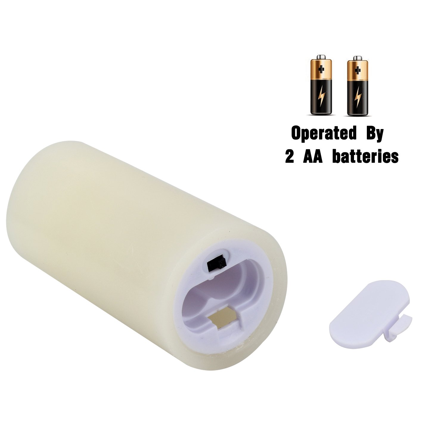 Vinkor Flameless Candles Battery Operated Candles 4" 5" 6" 7" 8" 9" Set of 9 Ivory Real Wax Pillar LED Candles with 10-Key Remote and Cycling 24 Hours Timer