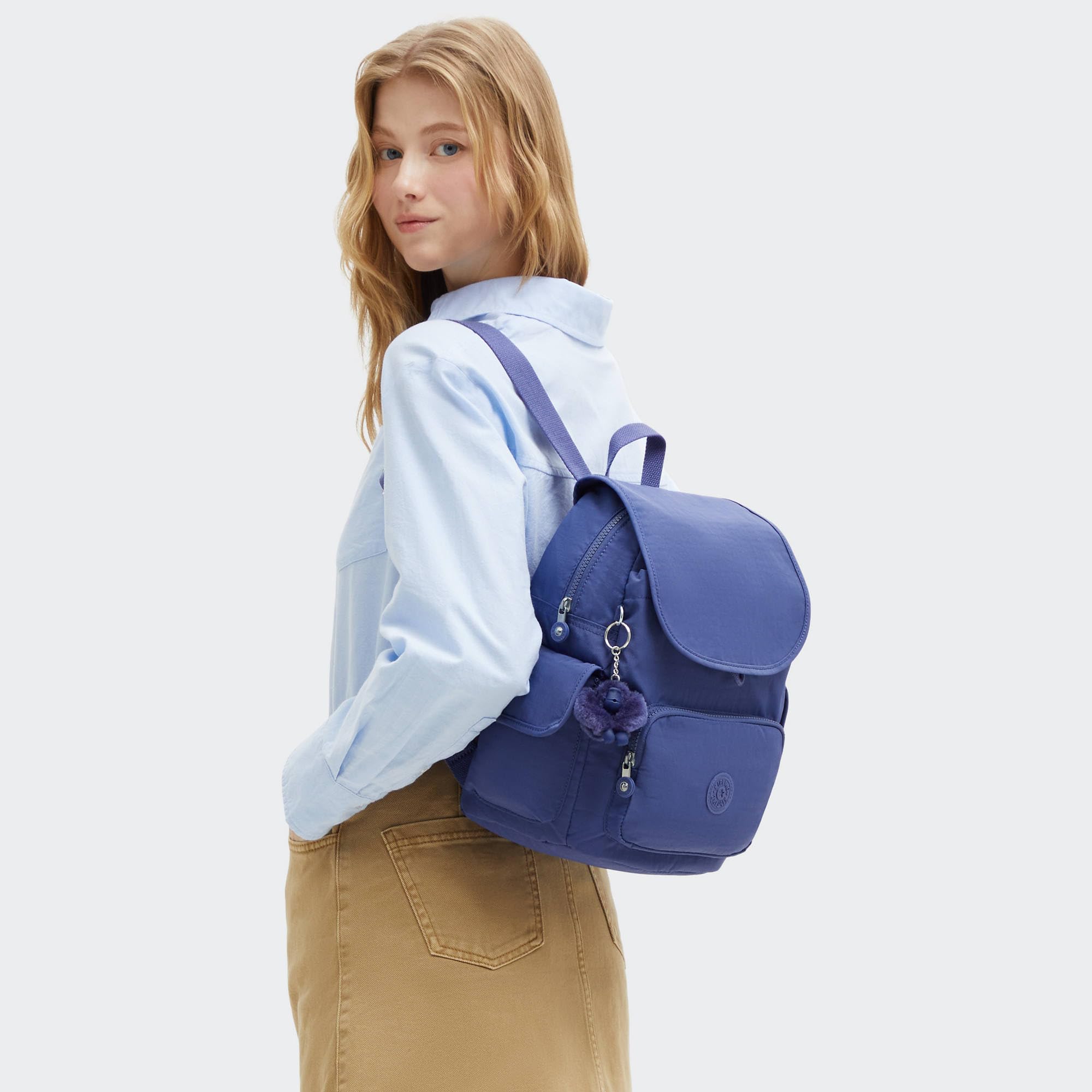 Kipling City Pack Small Backpack Faded Green N