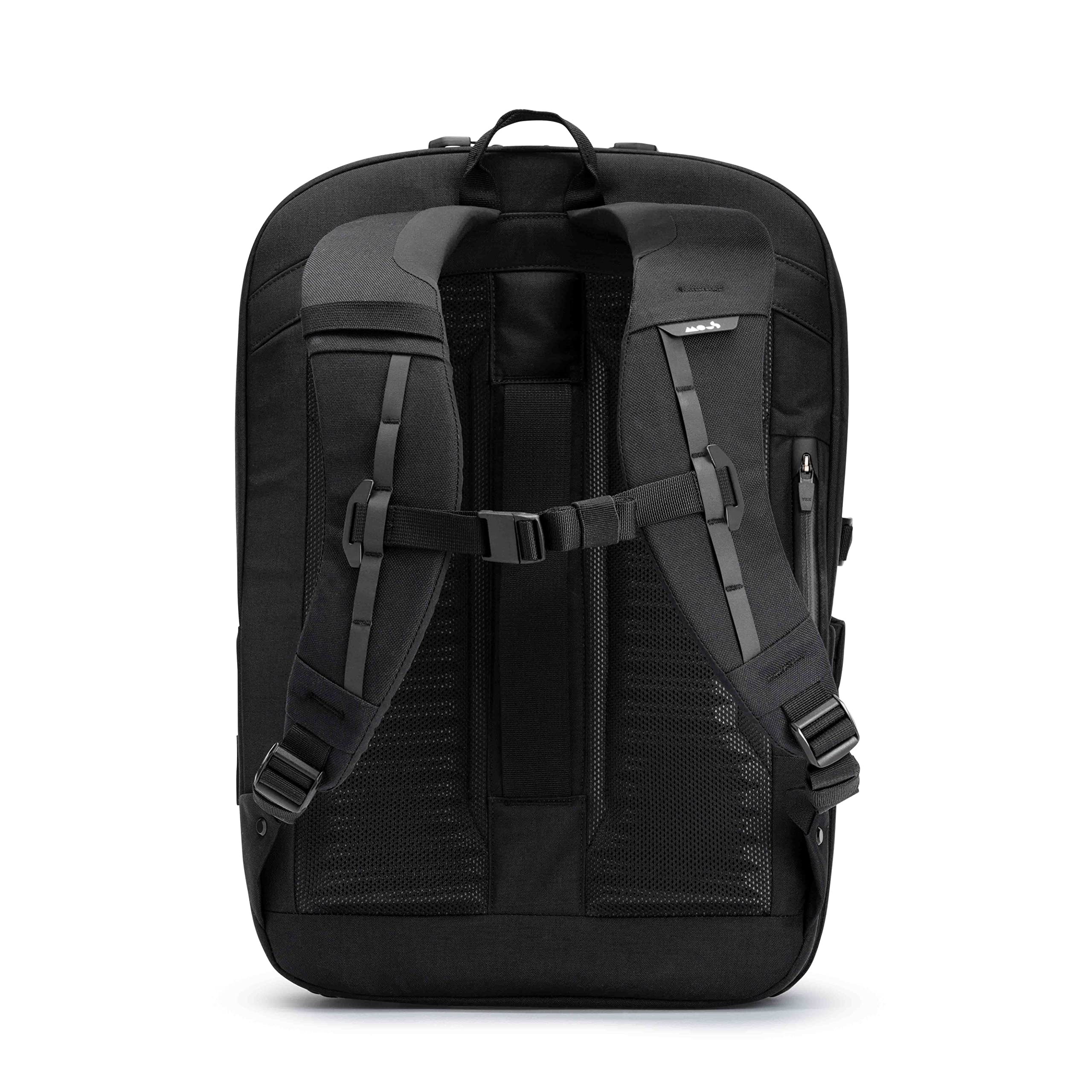 MOUS - Backpack with Laptop Compartment - 25L Ultra-Protective Tech Backpack Water-Resistant for Work, Business, Travel - Black