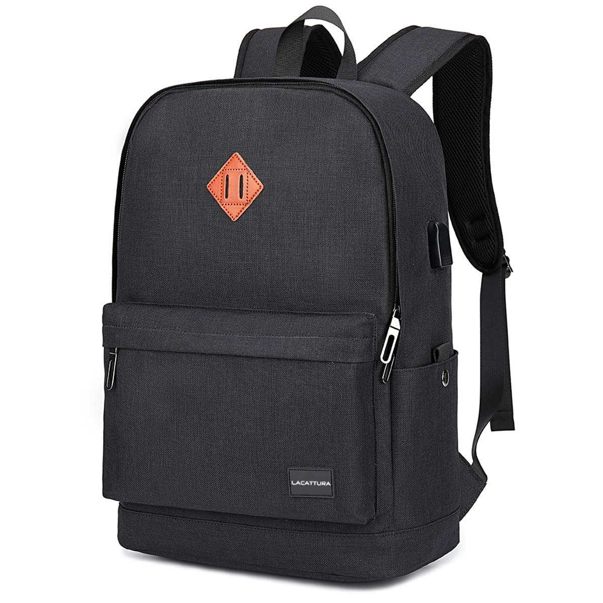 LACATTURA School Backpack, Lightweight Student Laptop Bookbag for Boys and Girls