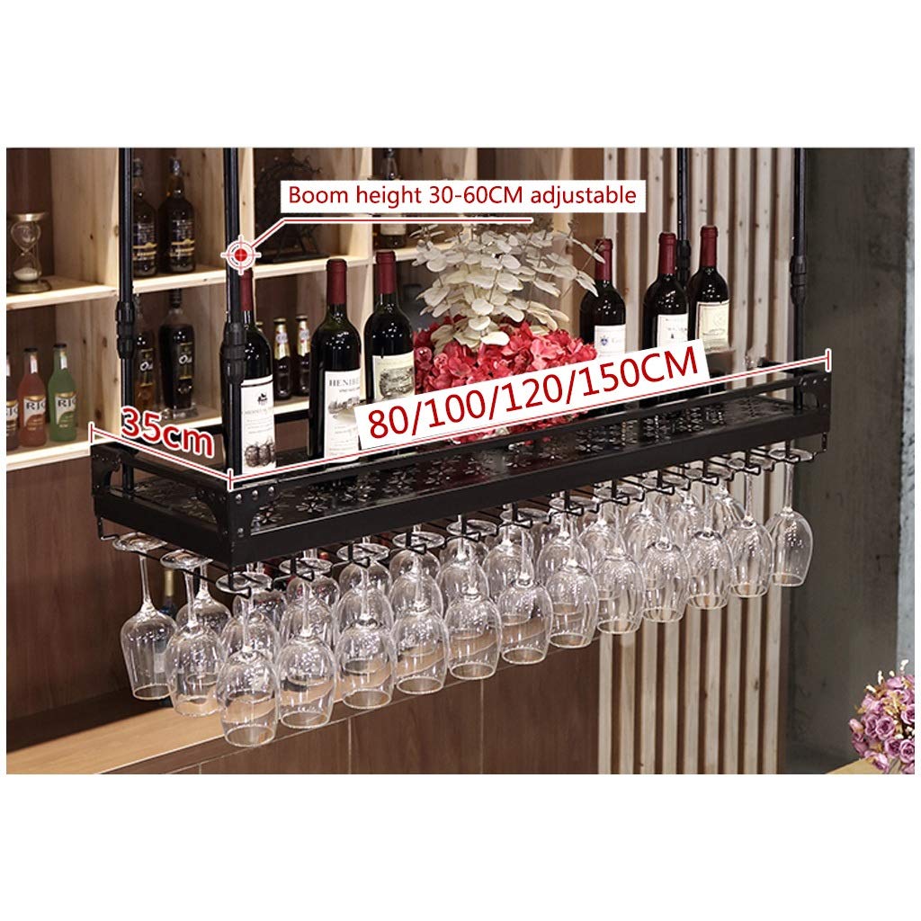 Stylish Simplicity Industrial Retro Stylish Simplicity Down Wine Glass Holder Creative Display Decorative Storage Home Goblet Holder Glass Wine Cup Holder Kitchen Tableware Decoration Bottle Holder