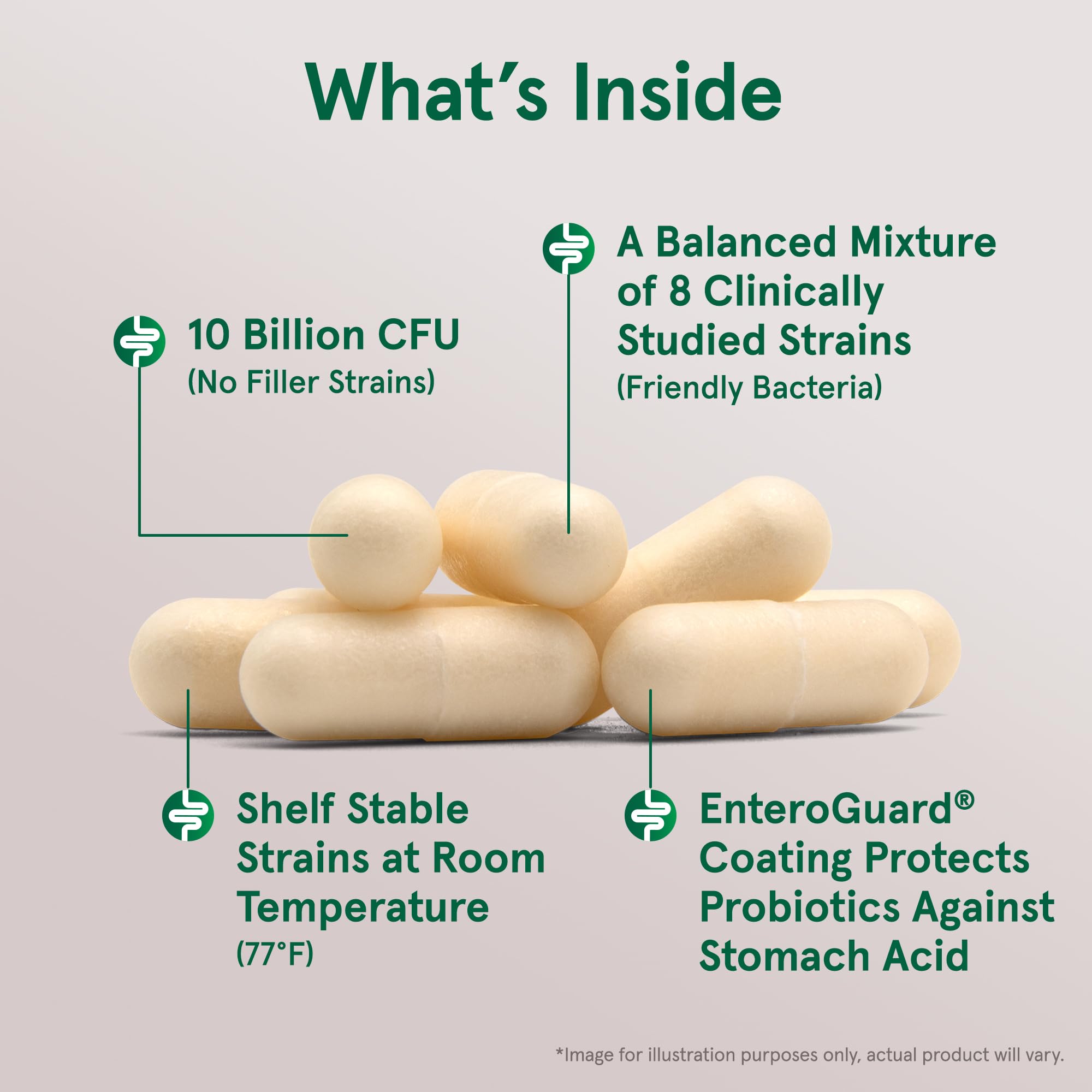 Jarrow Formulas Jarro-Dophilus EPS - 5 Billion Viable Organisms Per Serving - 120 Enteric Coated Veggie Caps - Multi-Strain Probiotic - Intestinal & Immune Health - Up to 120 Servings