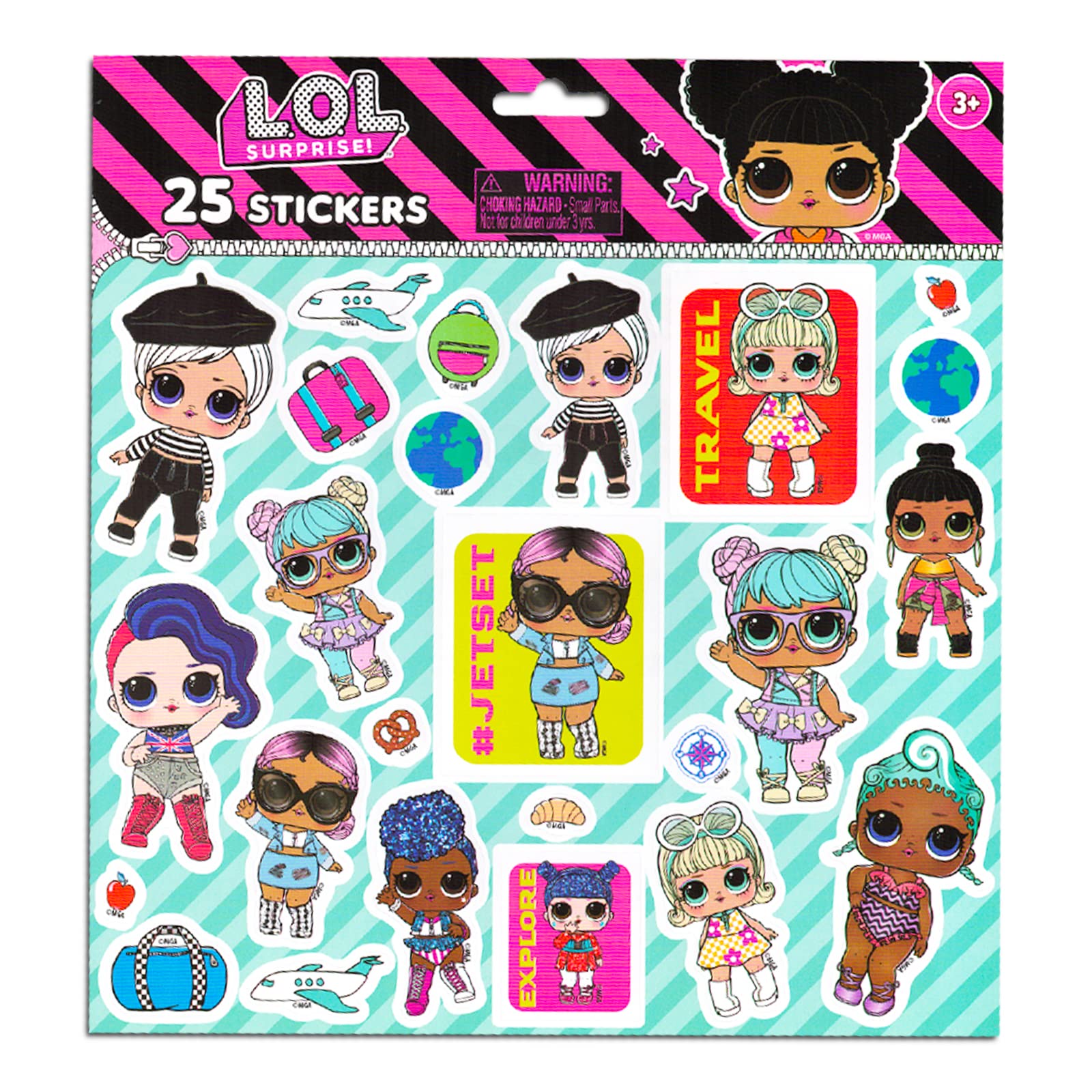 LOL Surprise Mini Backpack for Girls Set - Bundle with 11" LOL Surprise Backpack, Stickers, Water Bottle, More | LOL Surprise Backpack Preschool