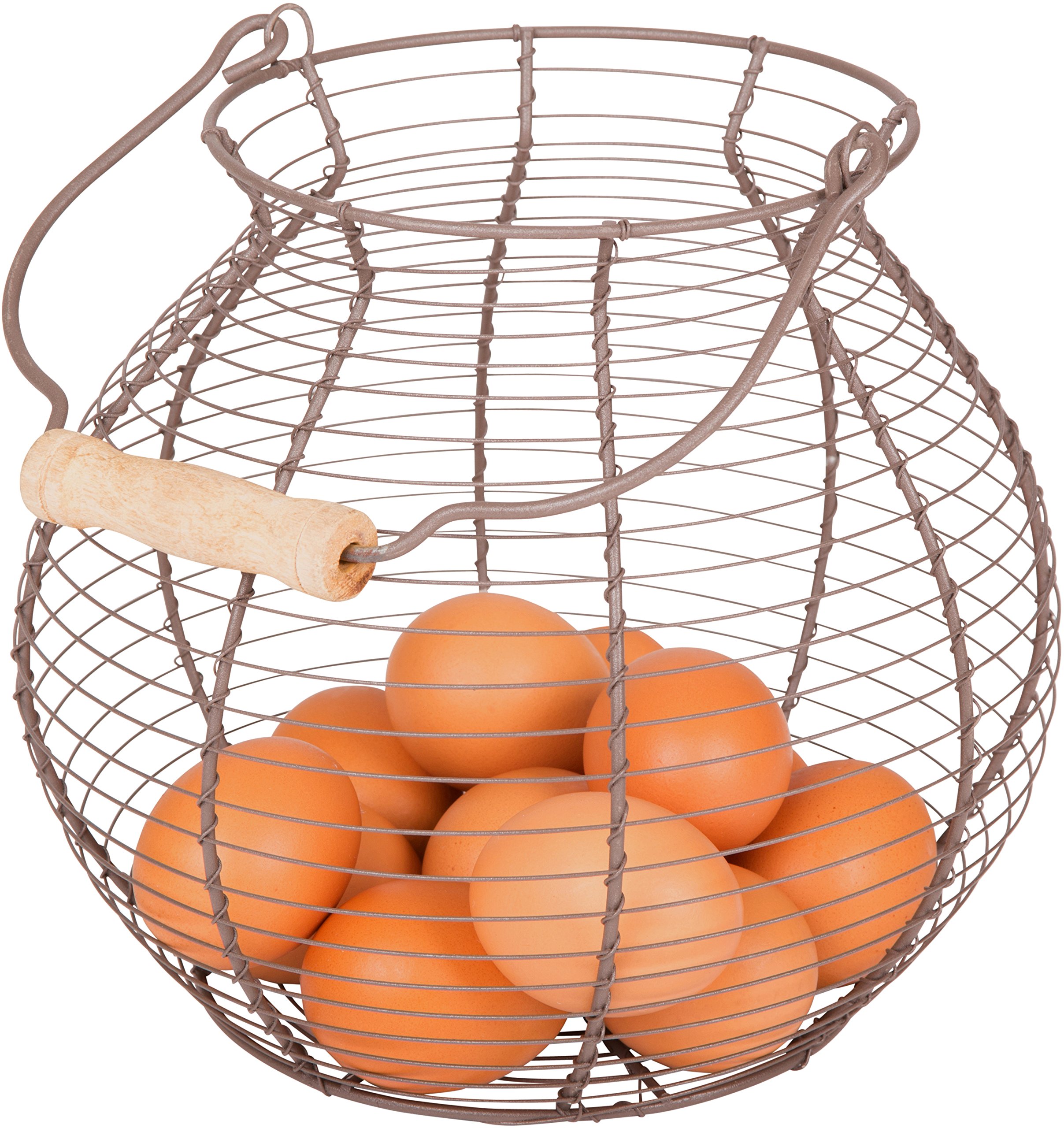 Wire Egg Basket - Vintage Style - By Trademark Innovations
