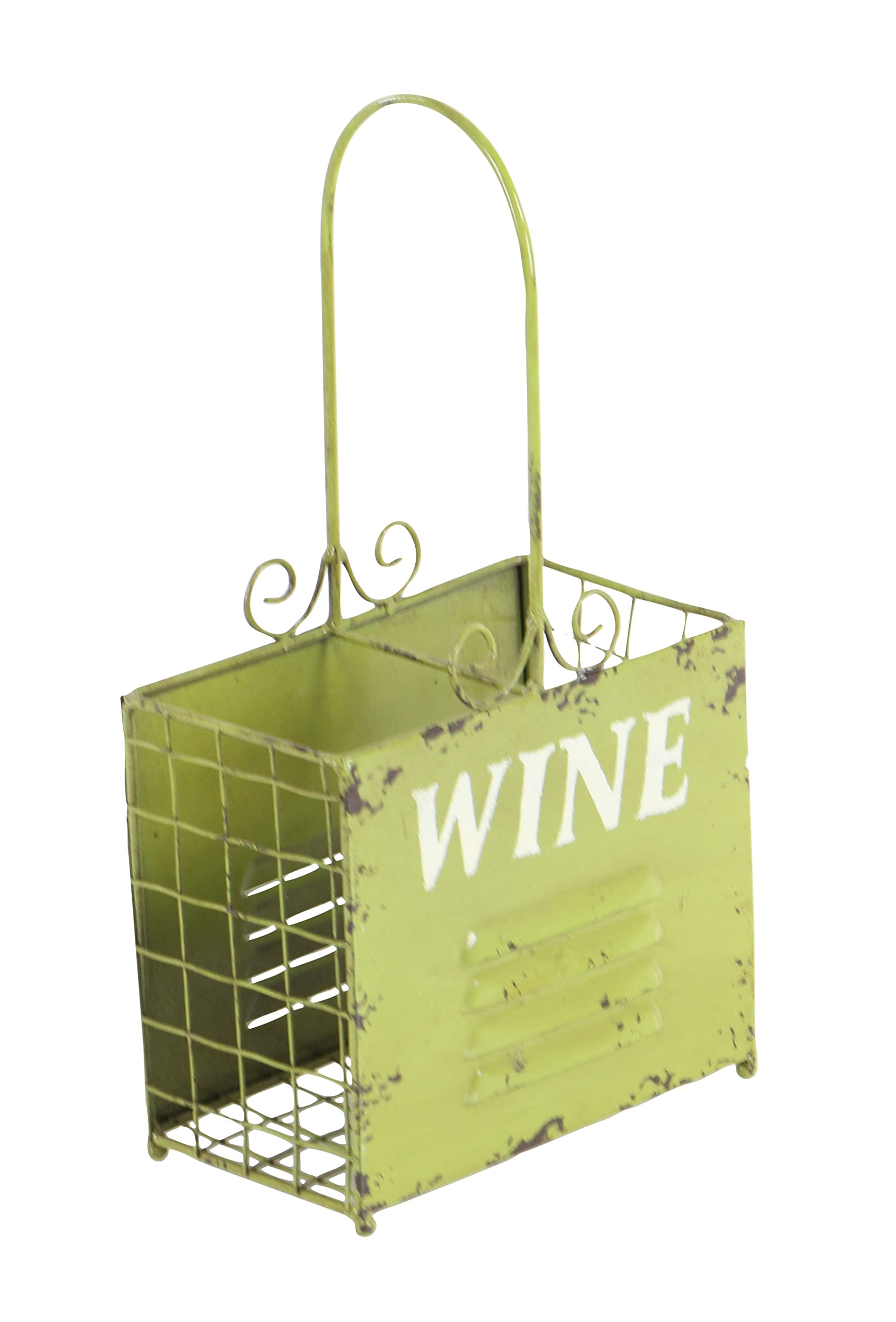 Deco 79 Metal wine Holder 3 Assorted, 8 by 15"