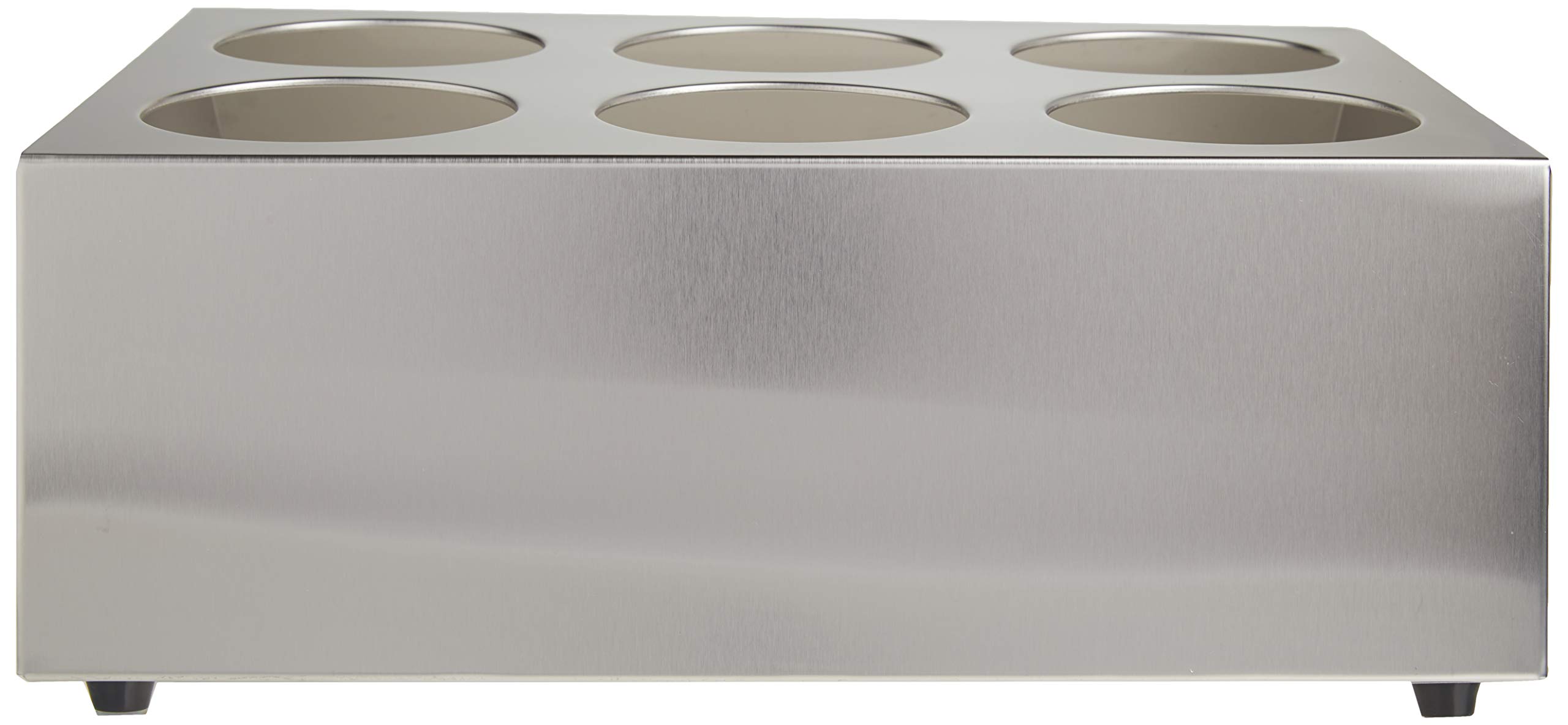 Winco 6 Hole Flatware Cylinder Holder, 2-Tier