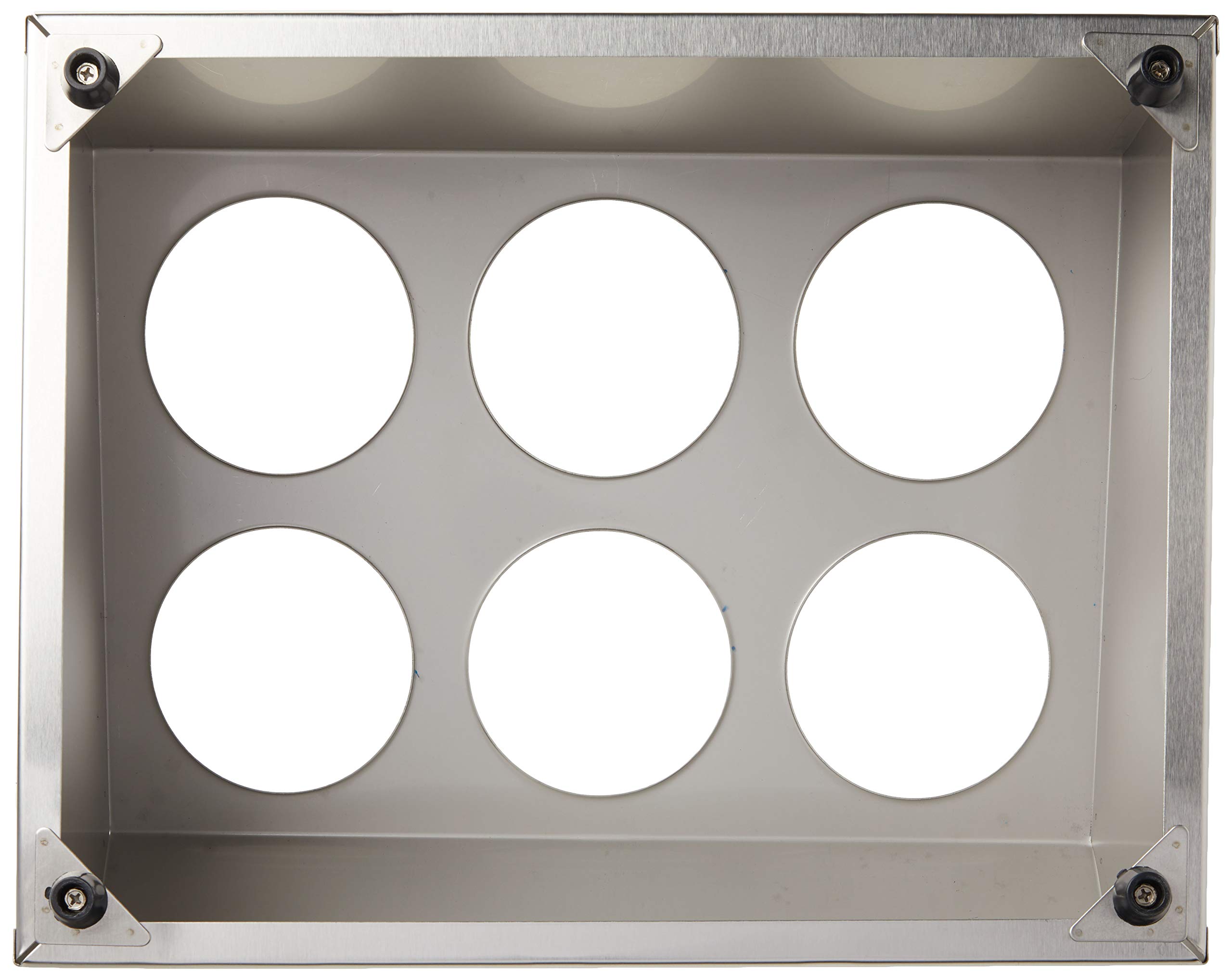 Winco 6 Hole Flatware Cylinder Holder, 2-Tier