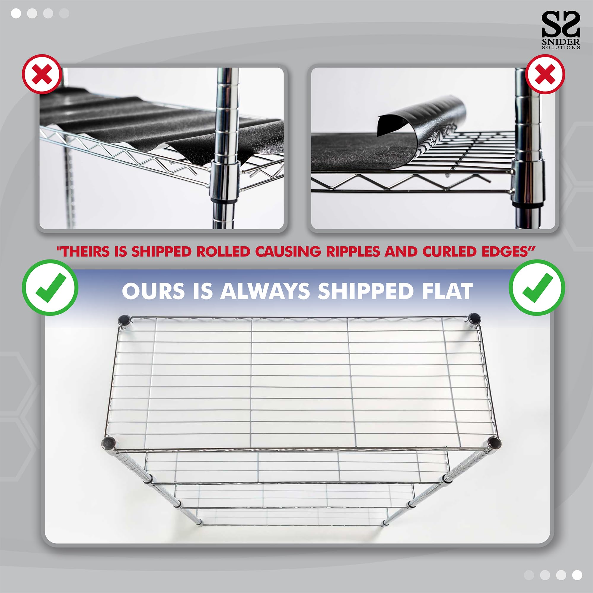Wire Shelf Liners Set of 4 (36 x 14 inches) Plastic Waterproof Acrylic Storage Mat Organization Cover for Metal Shelves