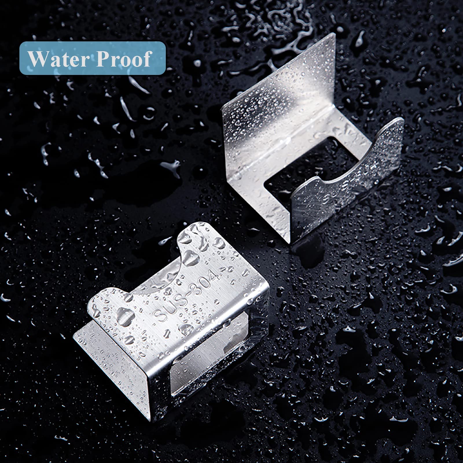 Envibe Sponge Holder, Sponge Holder for Kitchen Sink or Bathroom, 2 Pack, 304 Stainless Steel. (Silver)